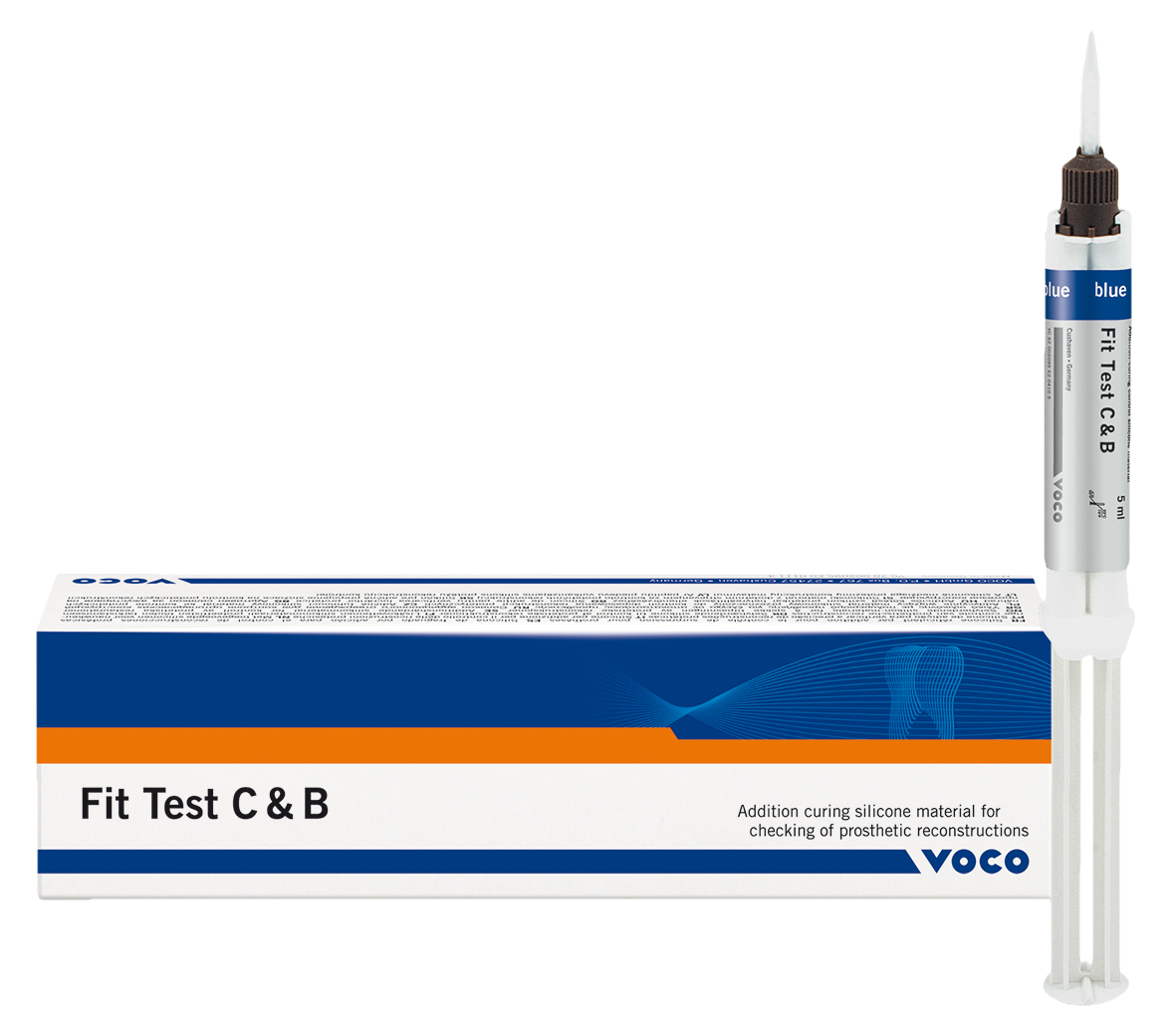 Voco Fit Test C&B - QuickMix Syringe 5ml 1124935 - Henry Schein - UK