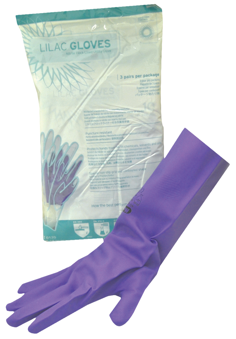 Hu-Friedy IMS Lilac Nitrile Utility Gloves Small 7 3pk 1125909 - Henry ...
