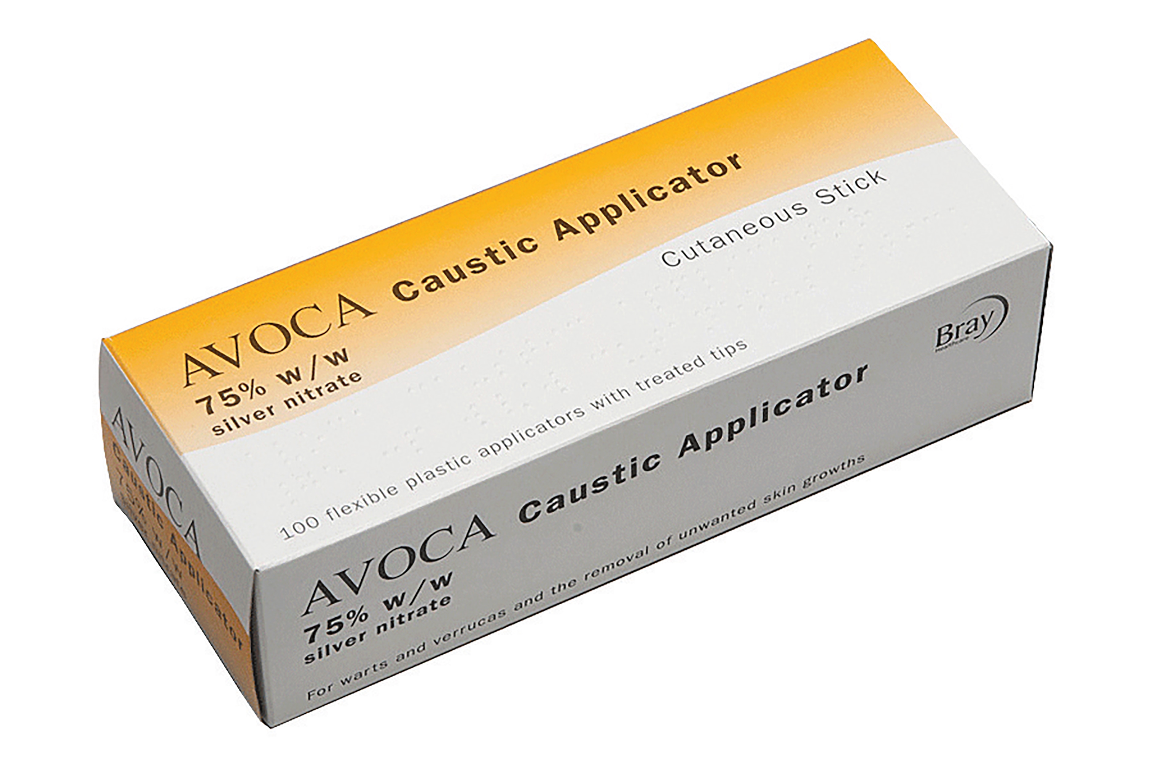Bray Group Caustic Applicator Silv Nitrate 75% Stand 100pk PHA414 ...