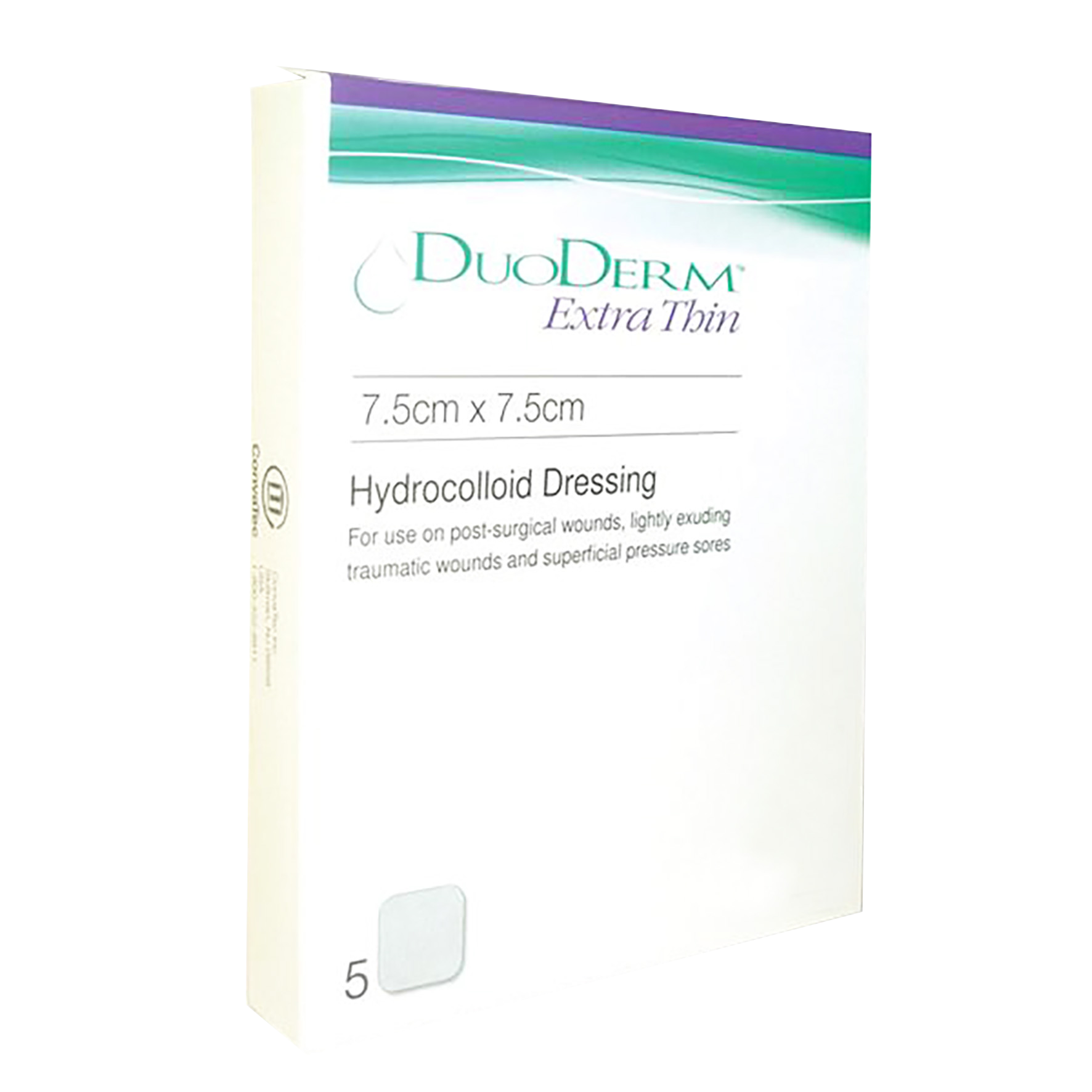 Convatec Inc Duoderm Extra Thin Dressing 7.5 x 7.5cm 5pk DRE408 - Henry ...