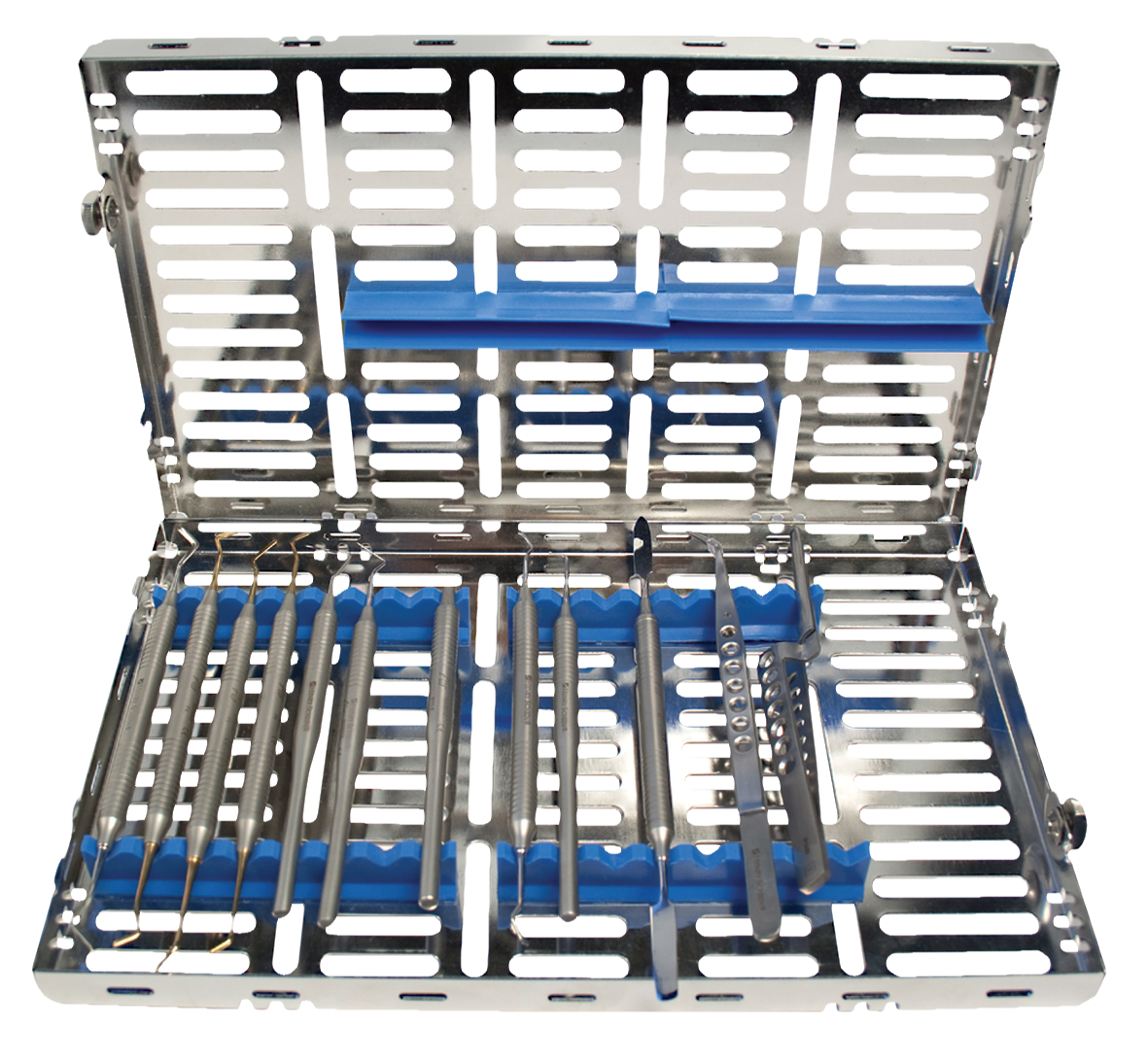 Henry Schein HS 20 Instrument Cassette Tray Blue - 182.5 x 279 x 32mm ...