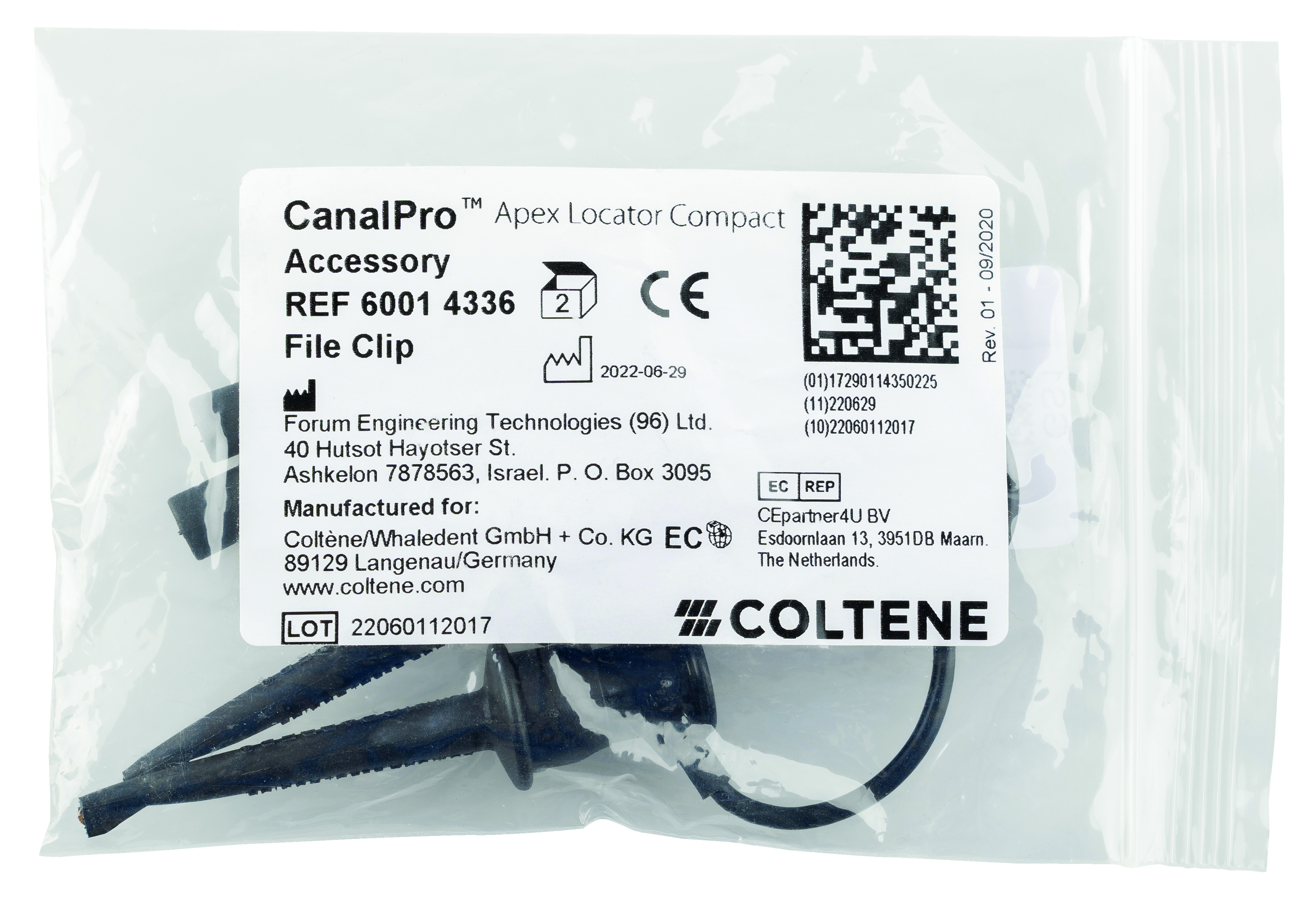 Coltene Canalpro Apex Locator File Clips 1128404 - Henry Schein - UK