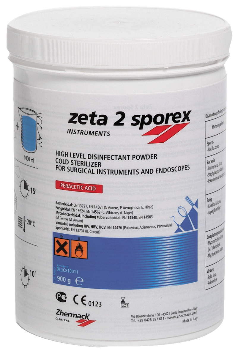 Zhermack Zeta 2 Sporex 900G Container With Dosing Spoon 1128424 - Henry ...