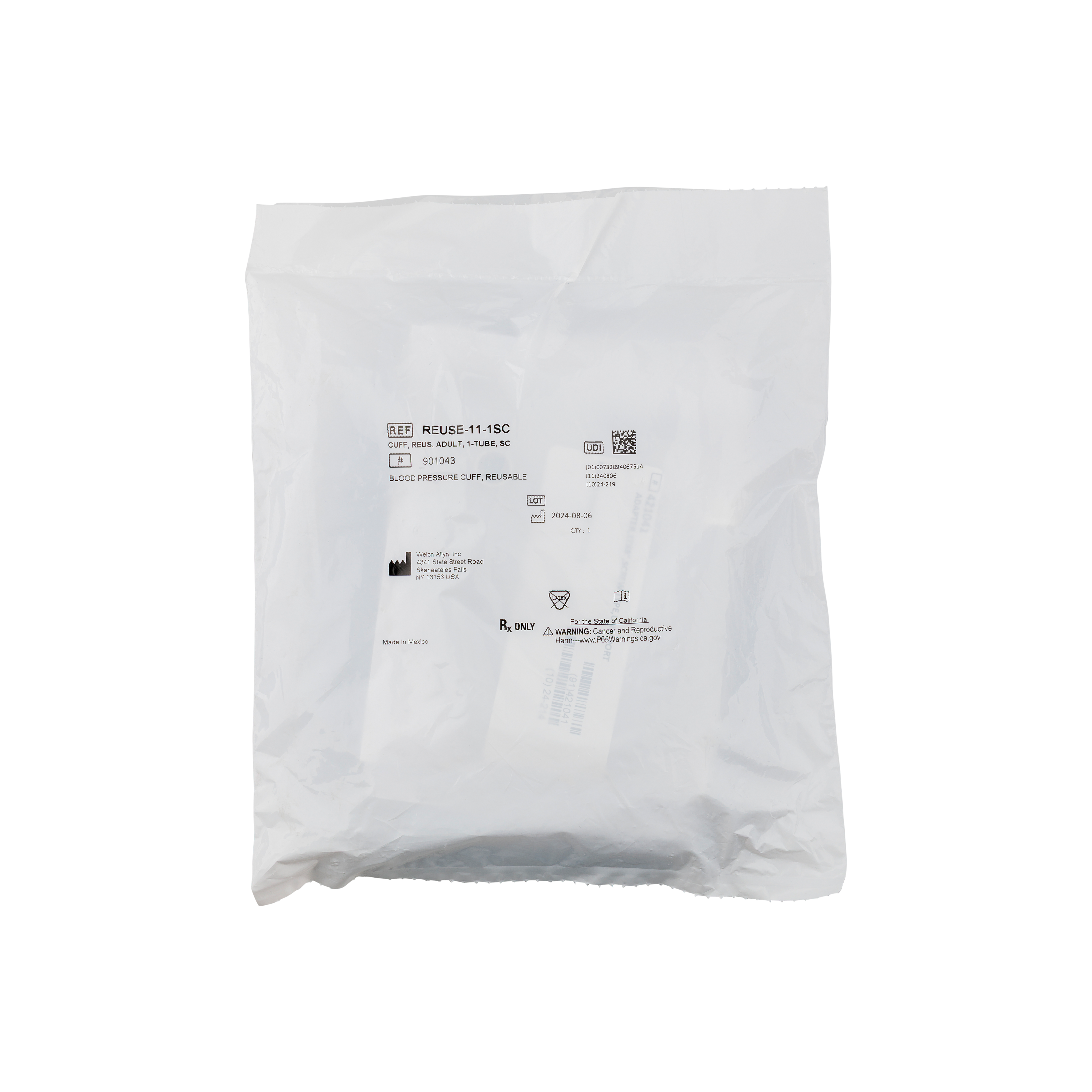 Welch Allyn Welch Allyn Flexiport Adult 11 Cuff W Tube&Connect SPH568 ...