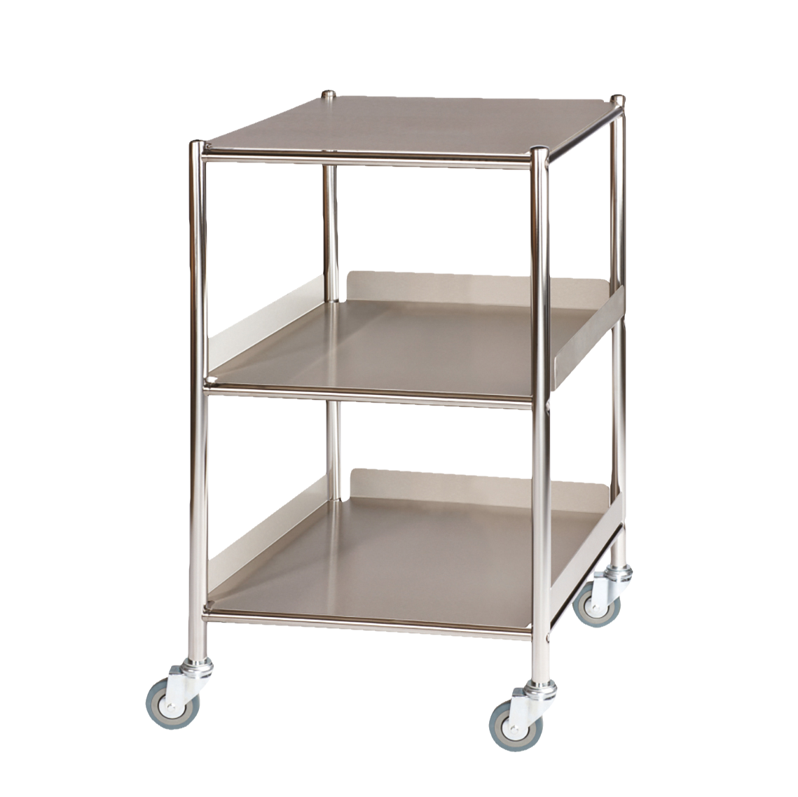 Sunflower Medical Surgical Trolley 46cm 1 S S Shelf 2 S S Trays ...
