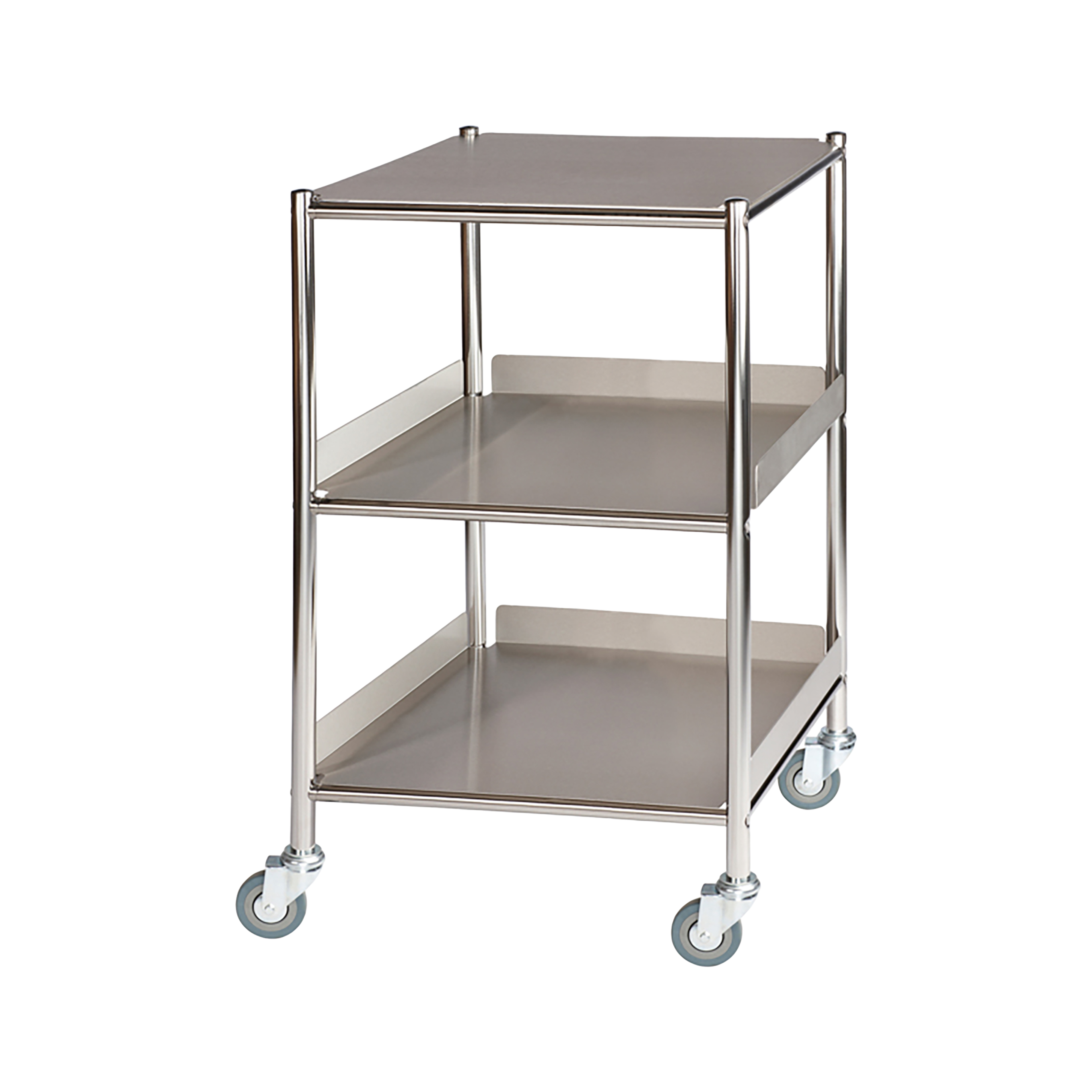 Sunflower Medical Surgical Trolley 66cm 1 S S Shelf + 2 S S Trays ...
