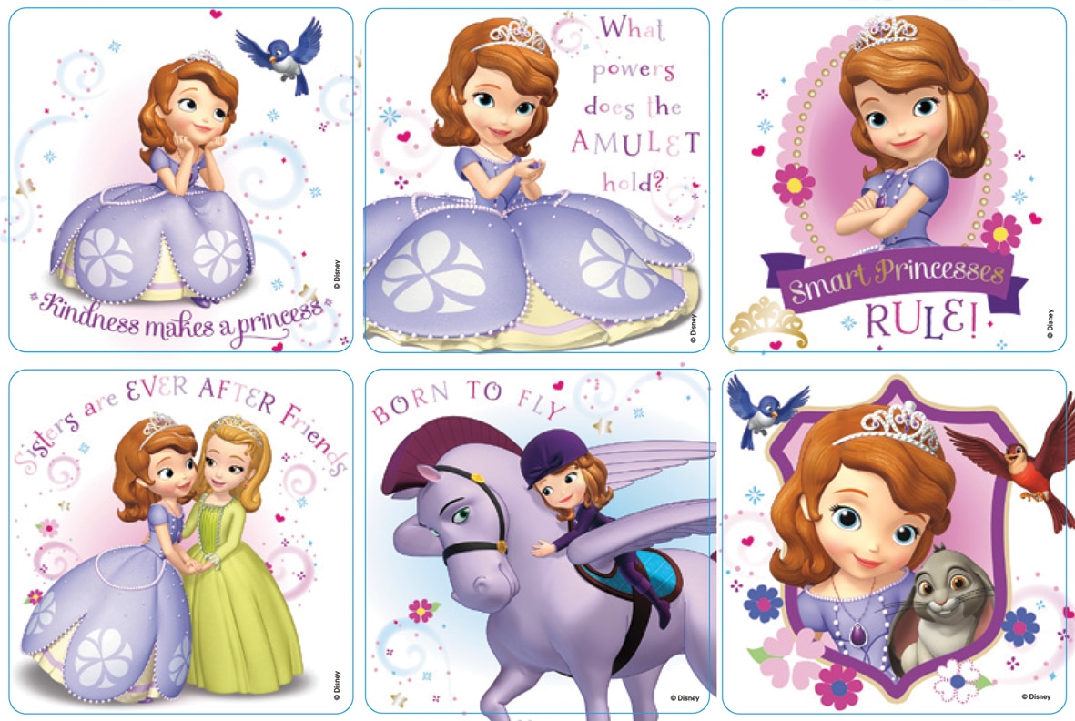 Sherman Speciality Stickers Sofia The First 100pk 1135357 - Henry ...