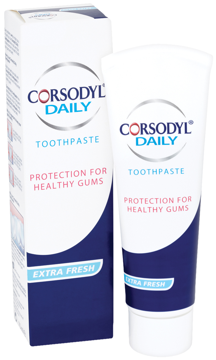 GSK Corsodyl Extra Fresh Toothpaste 75ml 12pk 1136996 - Henry Schein - UK