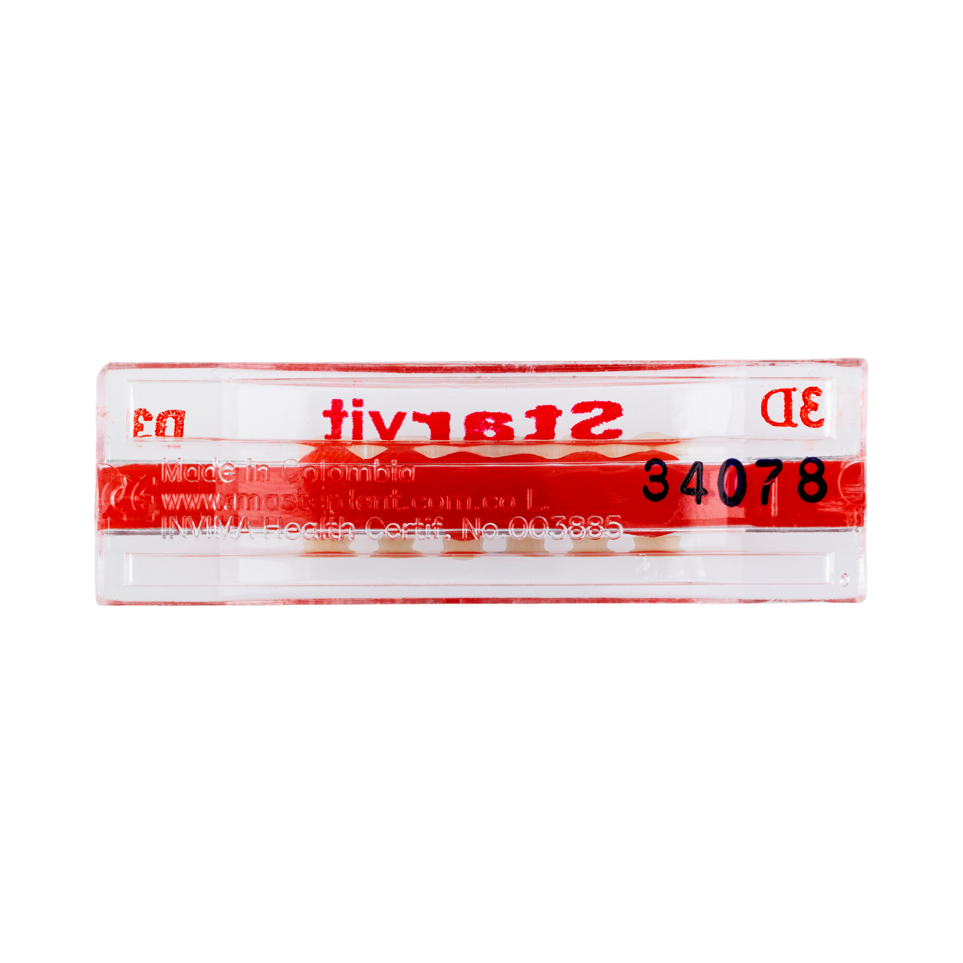 C I Masterdent Starvit Lower Anterior 3D D3 6pk STAL3DD3 - Henry Schein ...