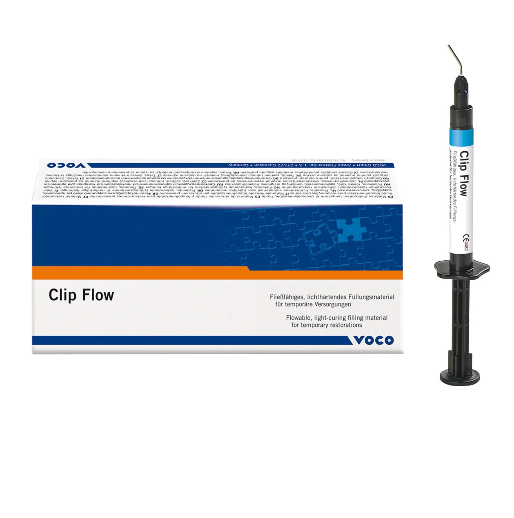 Voco Clip Flow Syringe 1.8g 2pk 1154220 - Henry Schein - Ireland