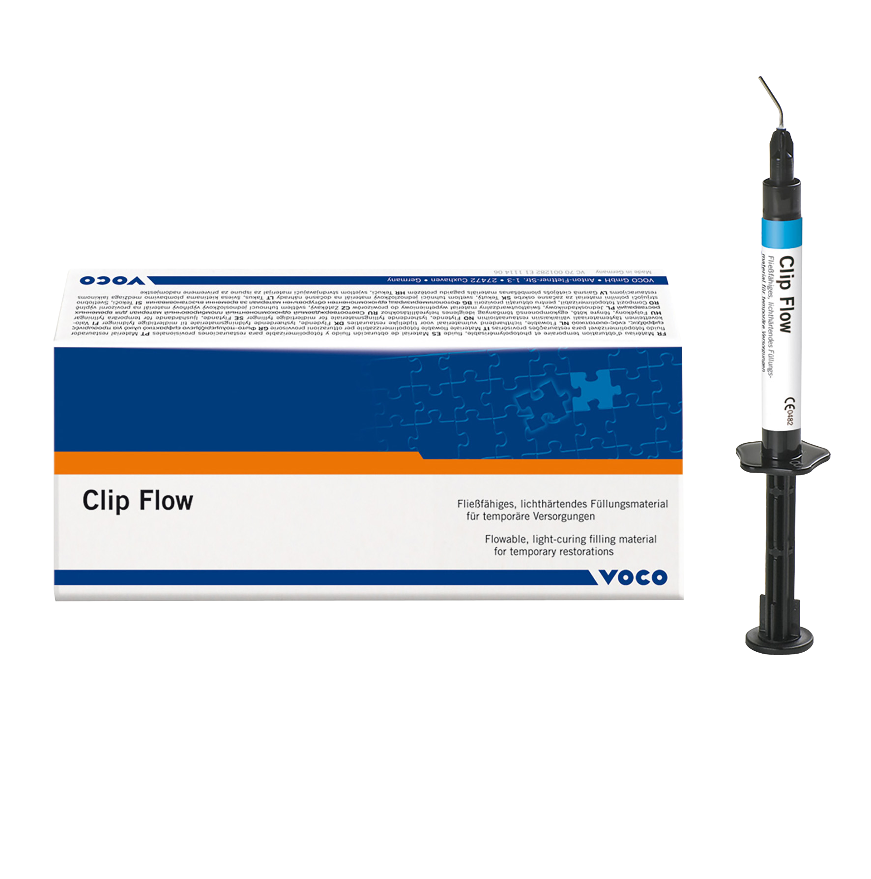 Voco Clip Flow Syringe 1.8g 2pk 1154220 - Henry Schein - UK