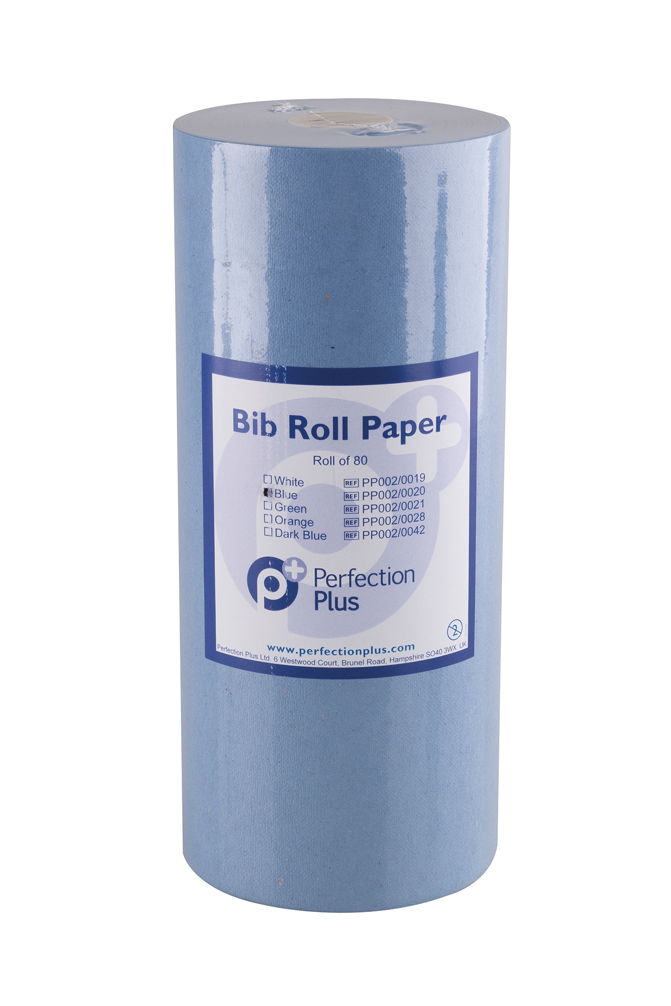 Perfection Plus Ltd Paper Bib Roll Blue 80pk 1156215 - Henry Schein - UK