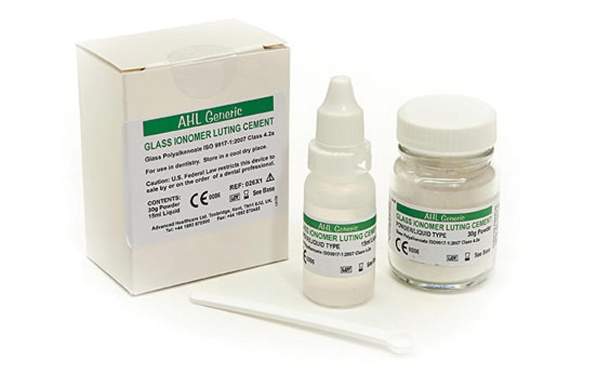 Advanced Healthcare Glass Ionomer Luting Cement Kit 1156373 - Henry ...