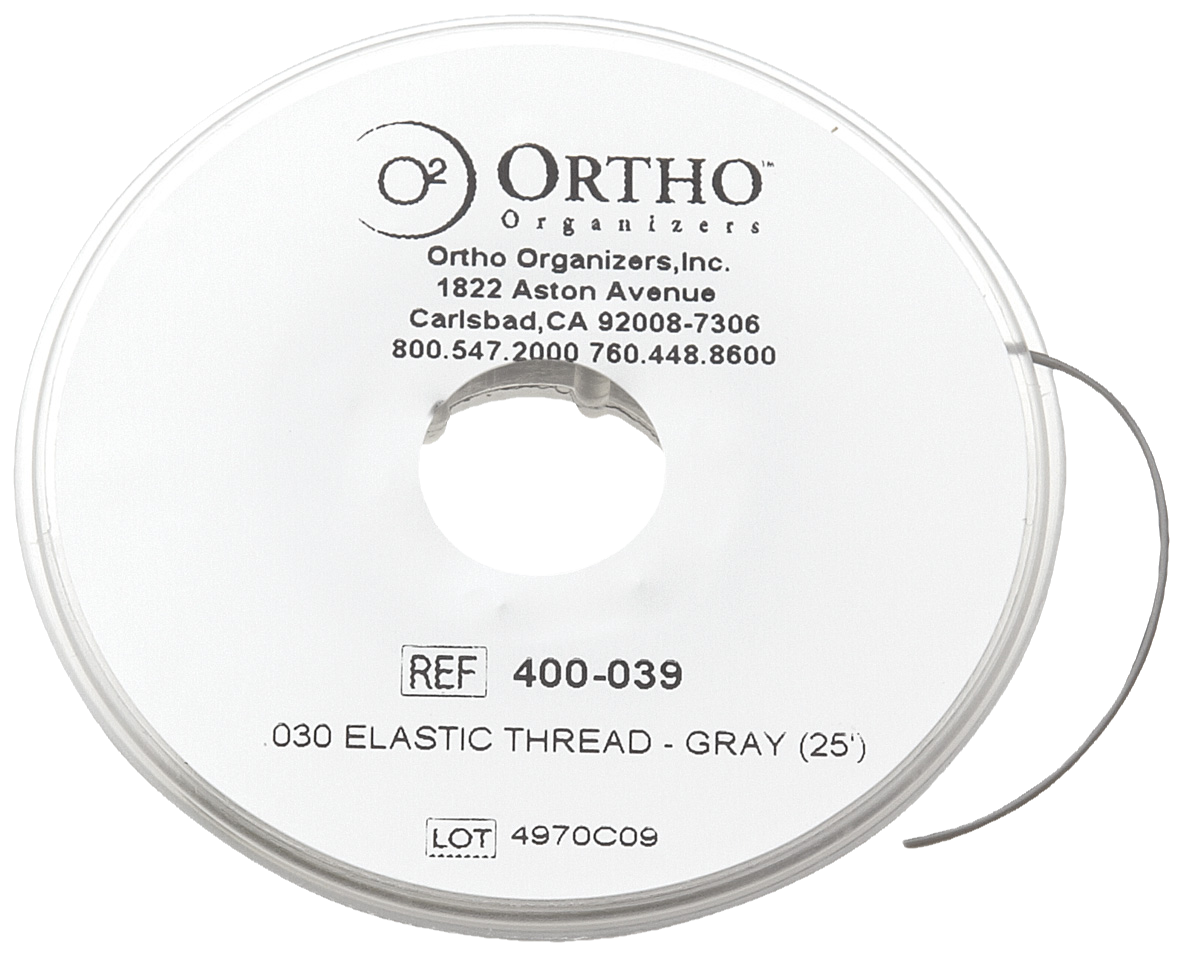 Ortho Organizers Elastic Thread Grey 030 Spool 25' 1164387 - Henry ...