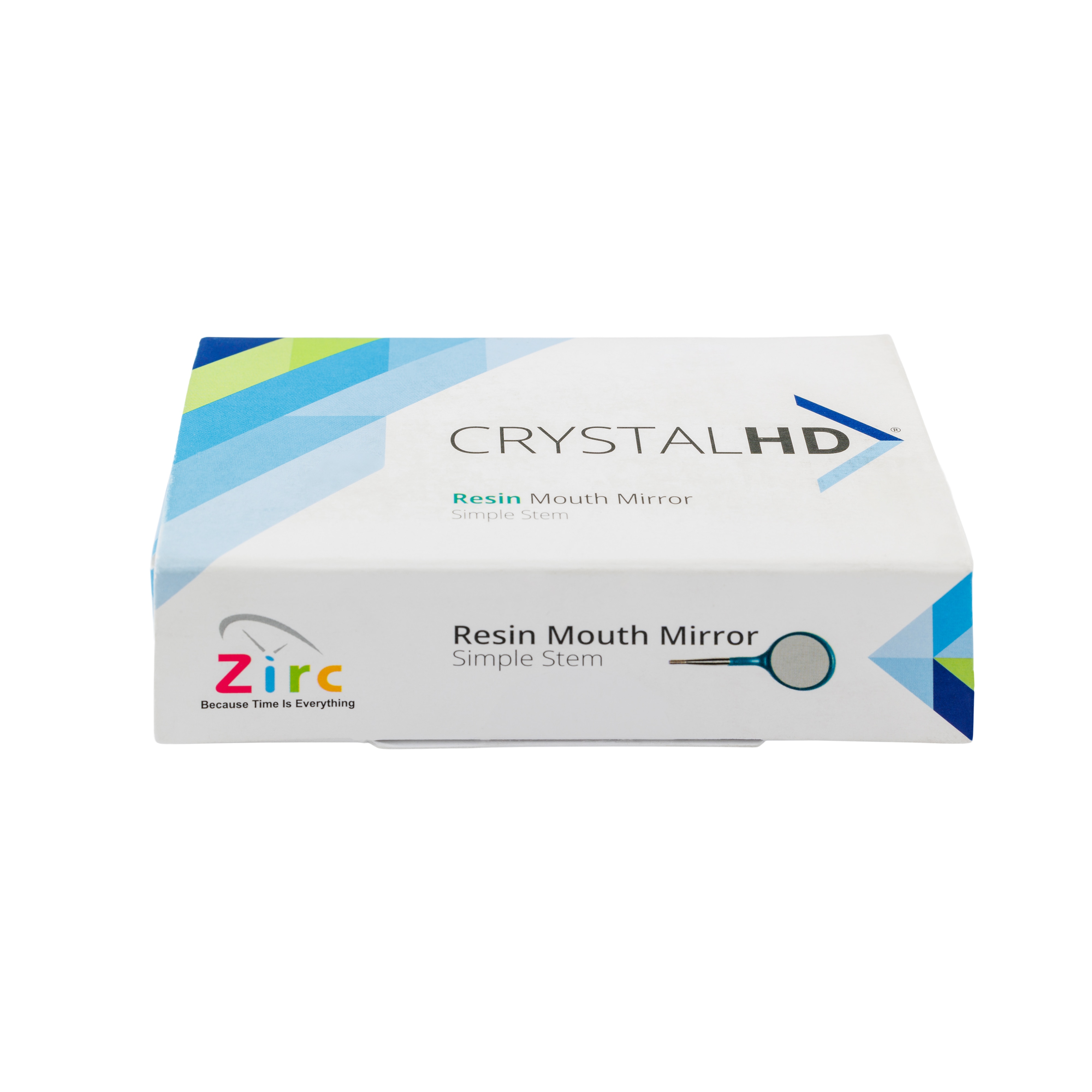 Zirc Dental Products Plastic Head Mirror No 4 12pk Assorted Vibrant ...