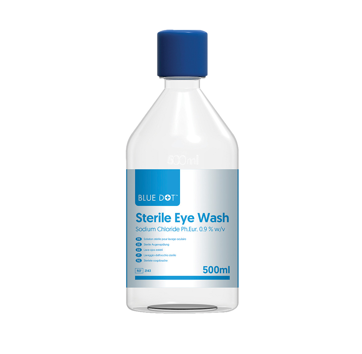 Blue Dot Eye Wash Refill 500ml ACC031 - Henry Schein - UK