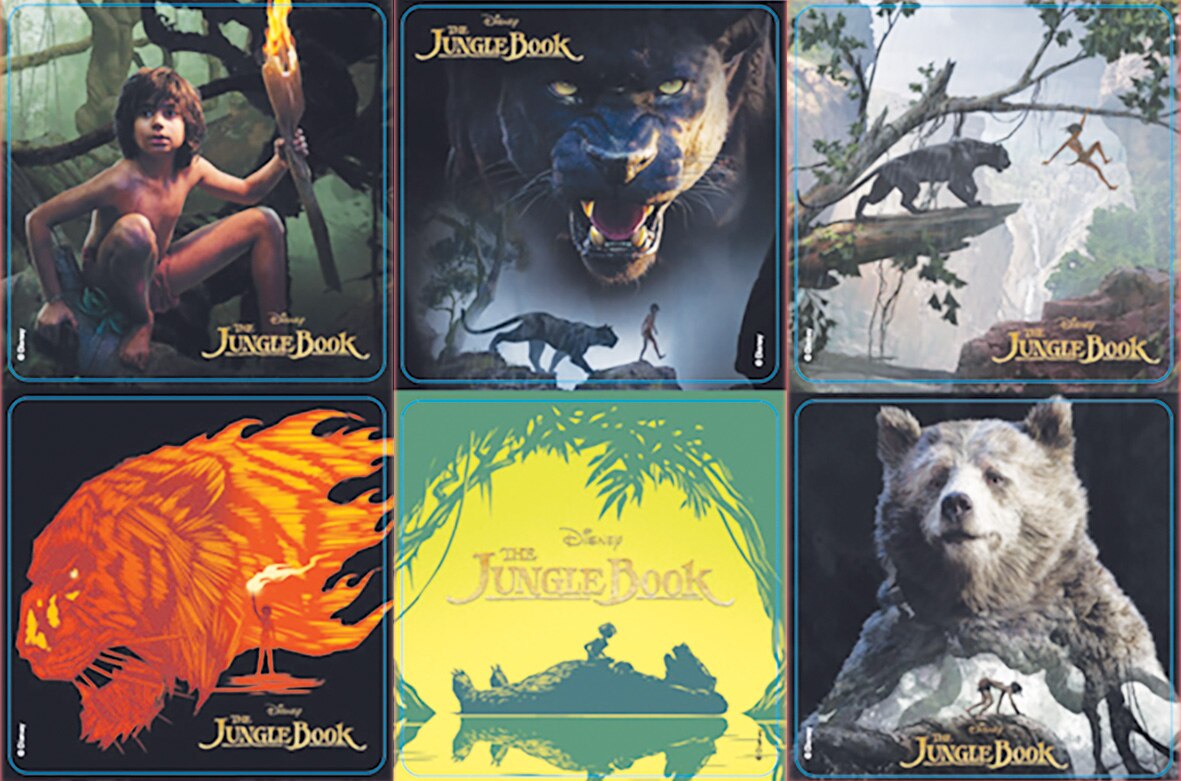 Sherman Speciality Stickers The Jungle Book 100pk 1175667 - Henry ...