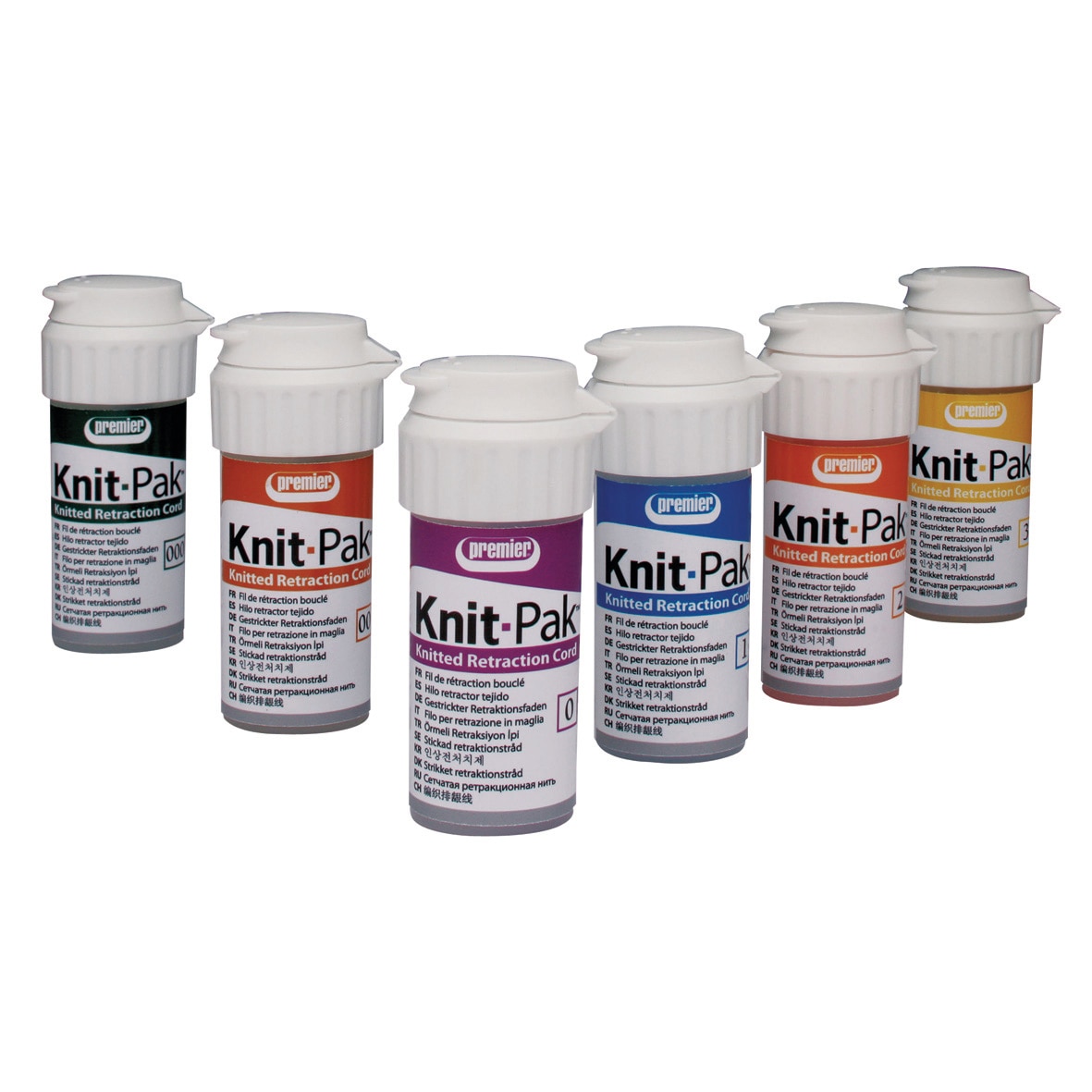 Premier Dental Knit-Pak Retraction Cord Size 000 Green 1175755 - Henry ...