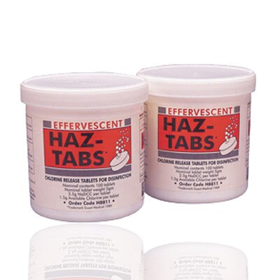 Guest Medical Effervescent Haz-Tab Tablets 2.5g 100pk CON149 - Henry ...