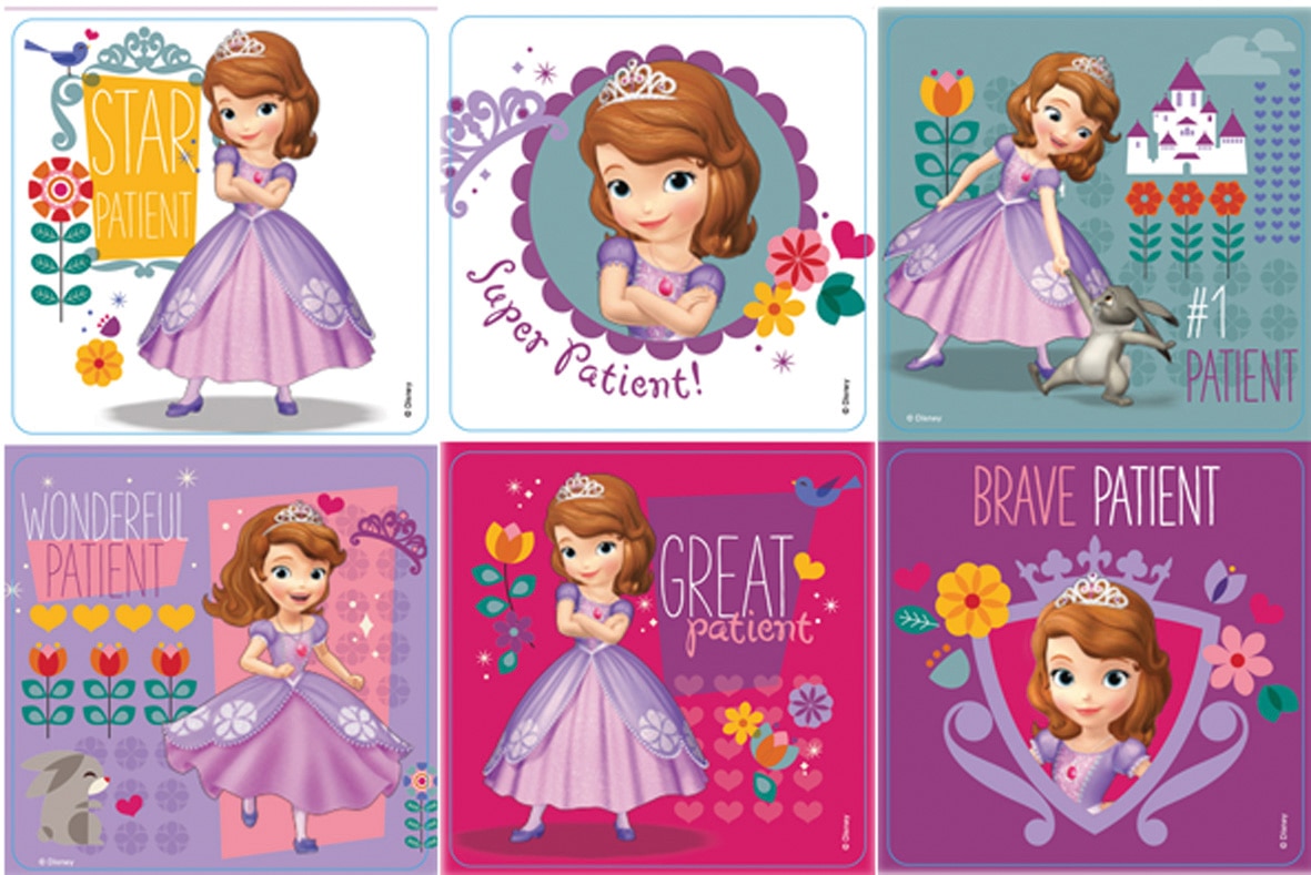 Stickers Sofia The First Patient 100pk