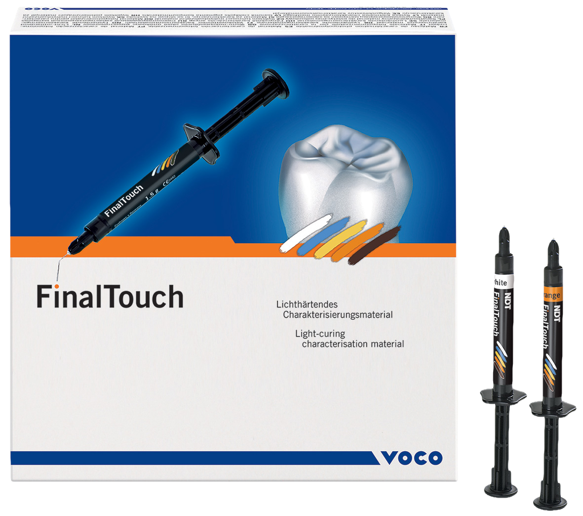 Voco FinalTouch Syringe Set 1.5g 5pk 1178542 - Henry Schein - UK