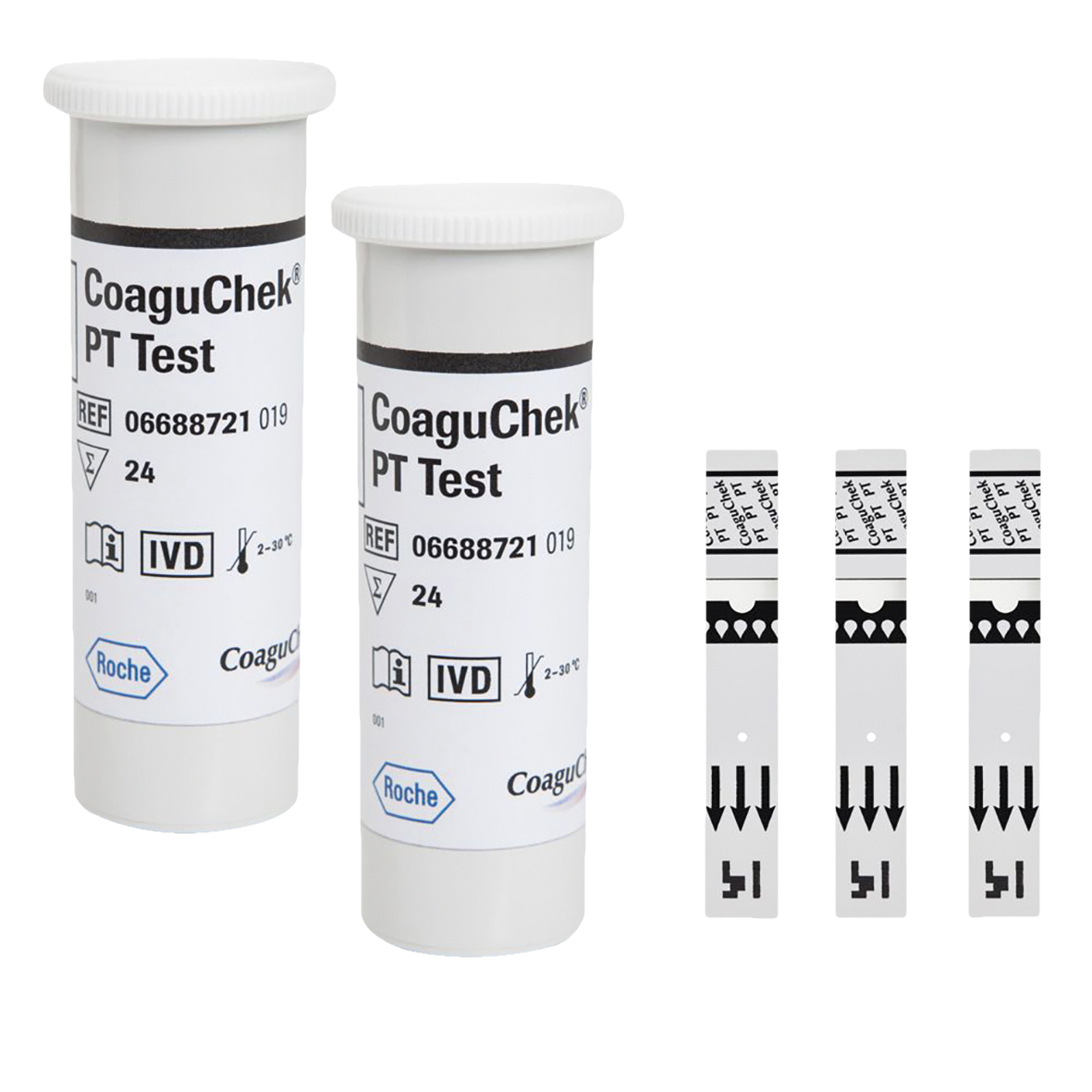 Roche Diagnostics Limited Roche CoaguChek PT Test Strips 48pk 1179608 ...