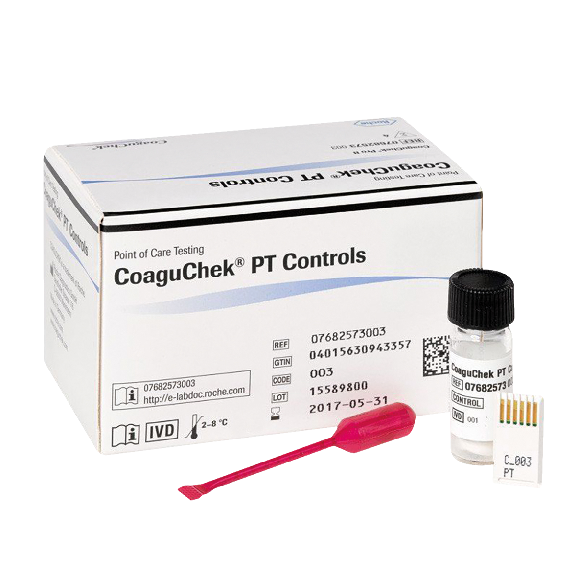 Roche Diagnostics Limited Roche CoaguChek Pro II Control Solution 4pk ...