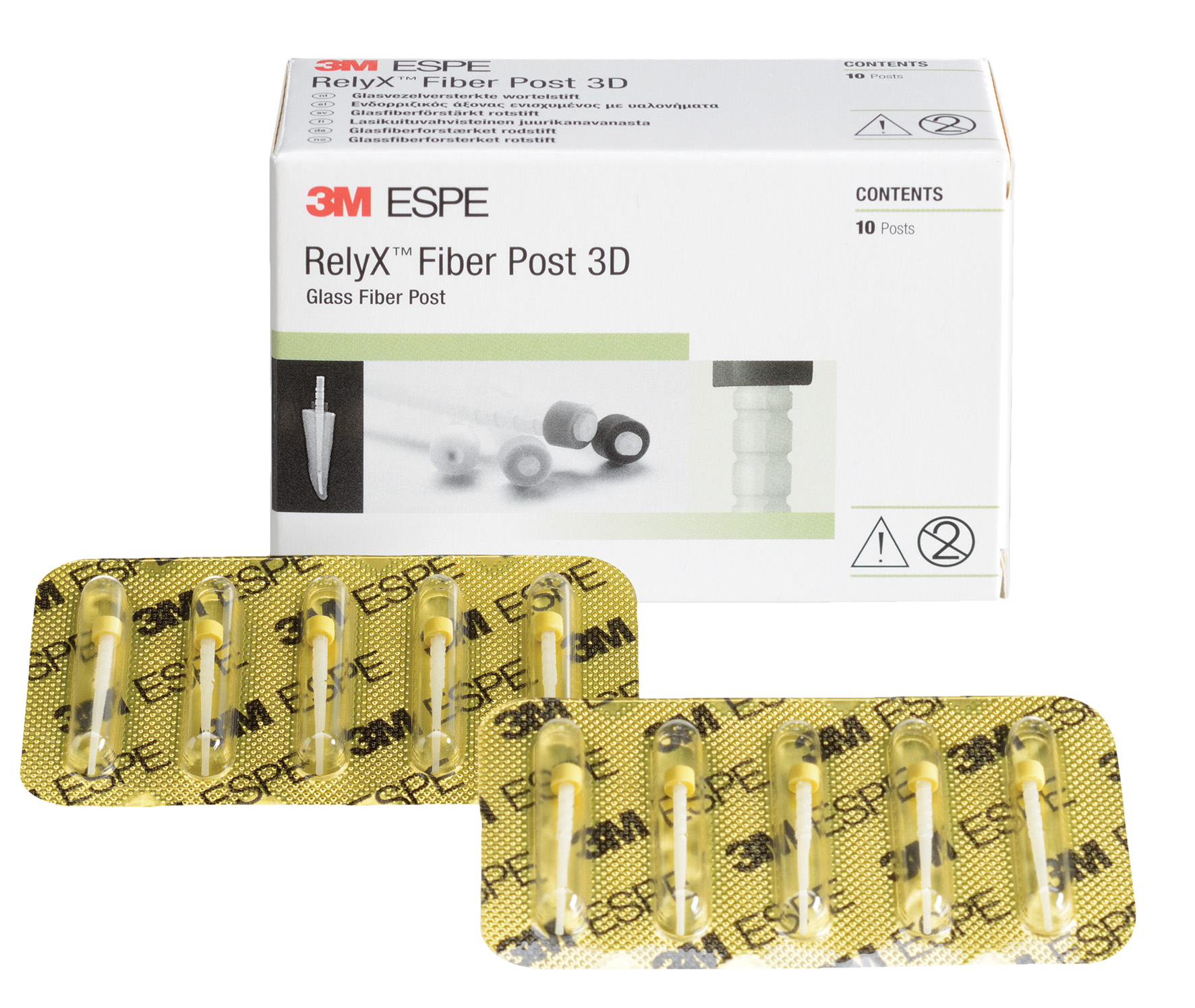 Solventum RelyX 3D Fiber Post Refill Size 0 White 10pk 1184007 - Henry ...