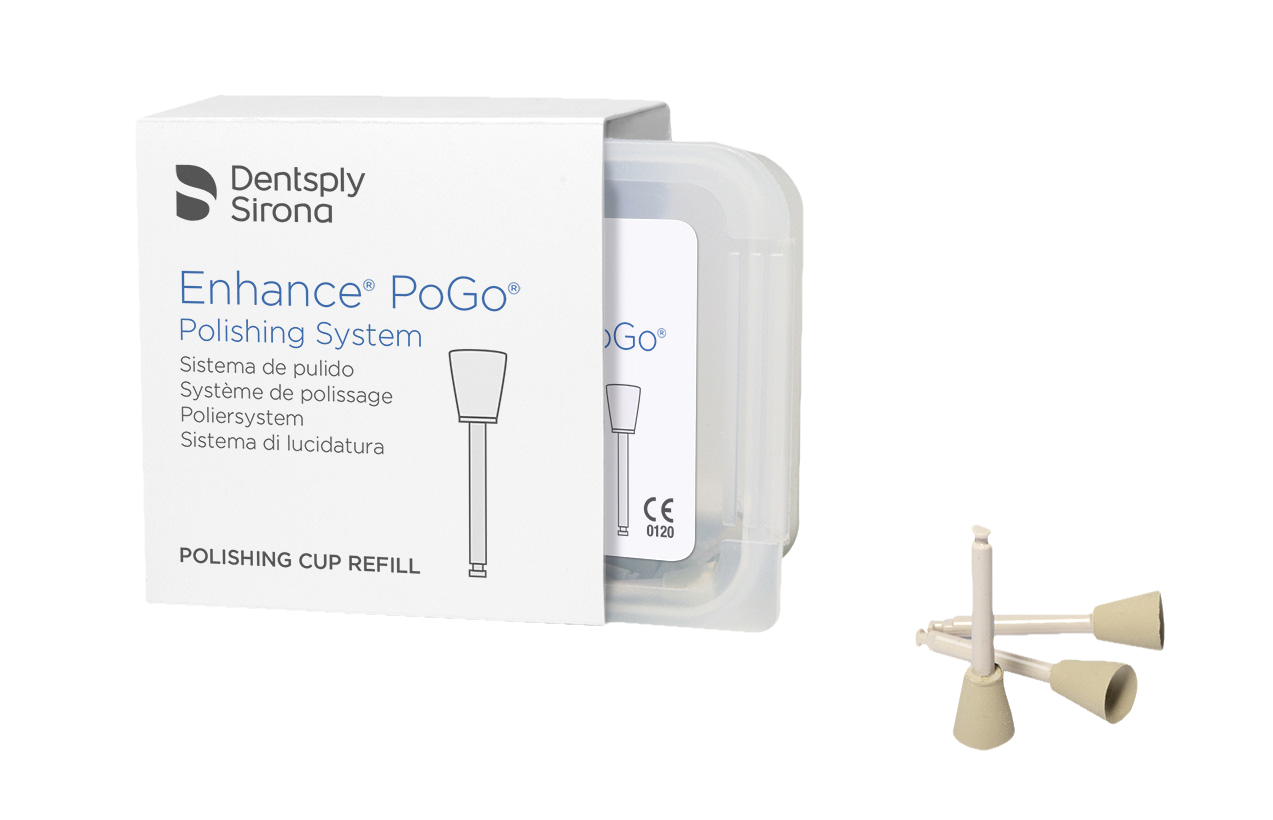 Dentsply Sirona Enhance PoGo Polishing Cup Refill 40pk 1187522 - Henry ...