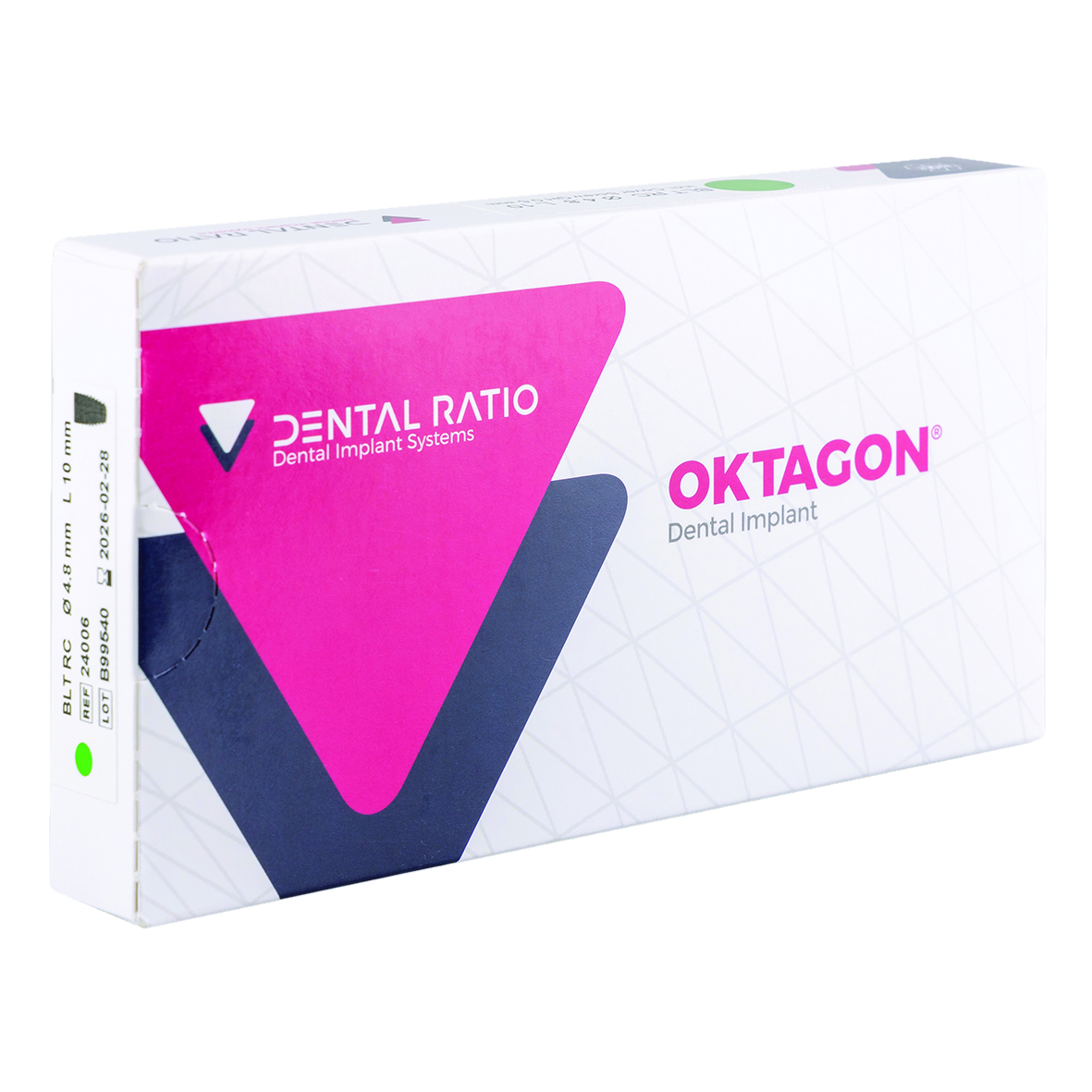Meisinger Implants GmbH OKTAGON BLT RC Implant Diameter 4.8mm L10.0mm 1189090 - Henry Schein - UK