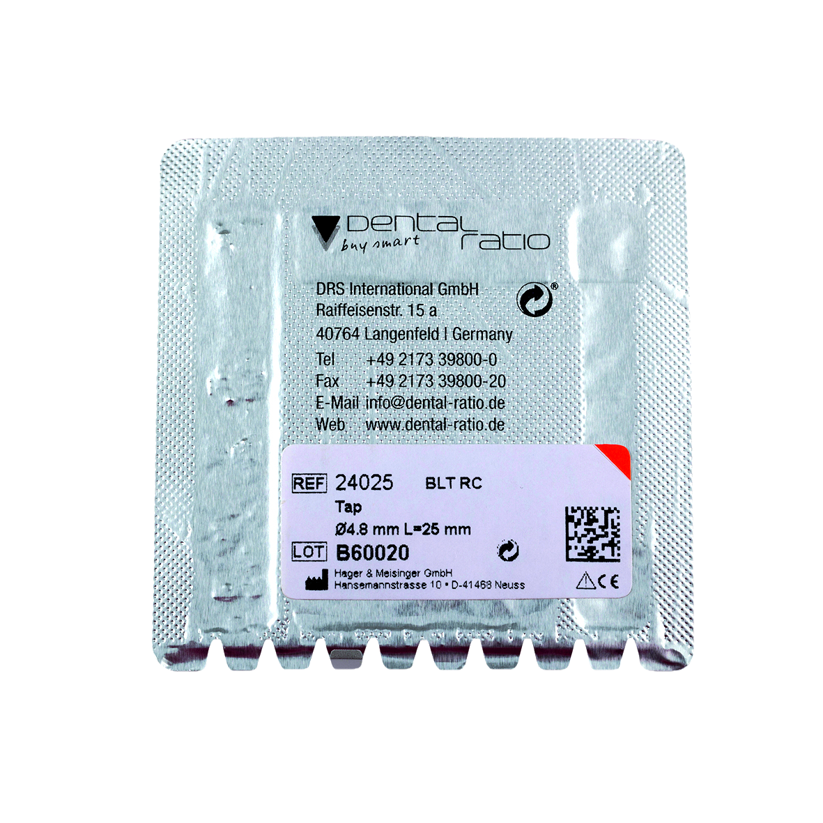 Meisinger Implants GmbH OKTAGON® Bone Level Tapered Regular Connect Tap ...