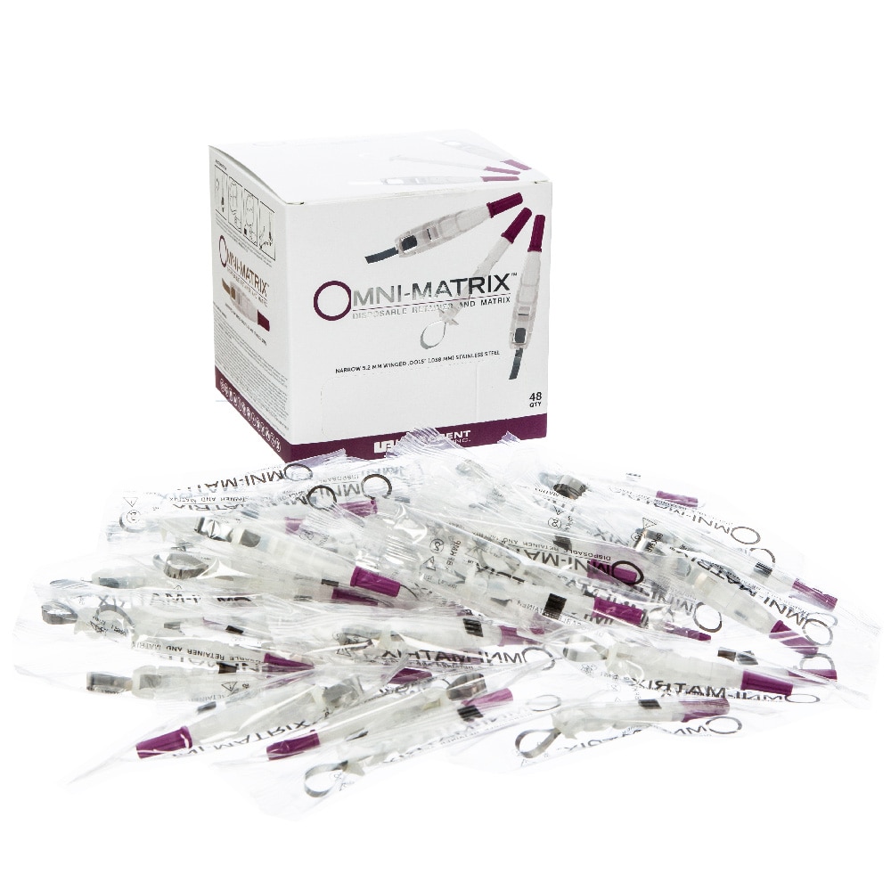Ultradent Omni-Matrix Winged SS 5.2 mm Purple 48pk 1192018 - Henry ...