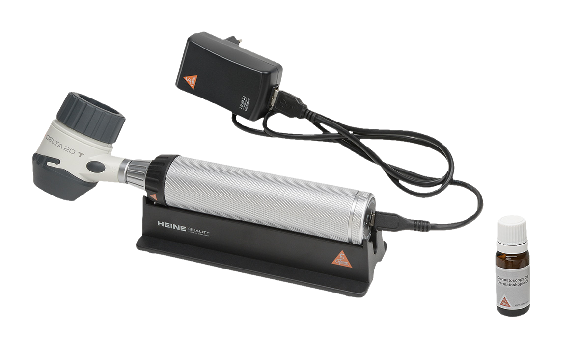 Heine HEINE DELTA 20T LED Beta 4 Dermatoscope Set w USB DER187 - Henry ...