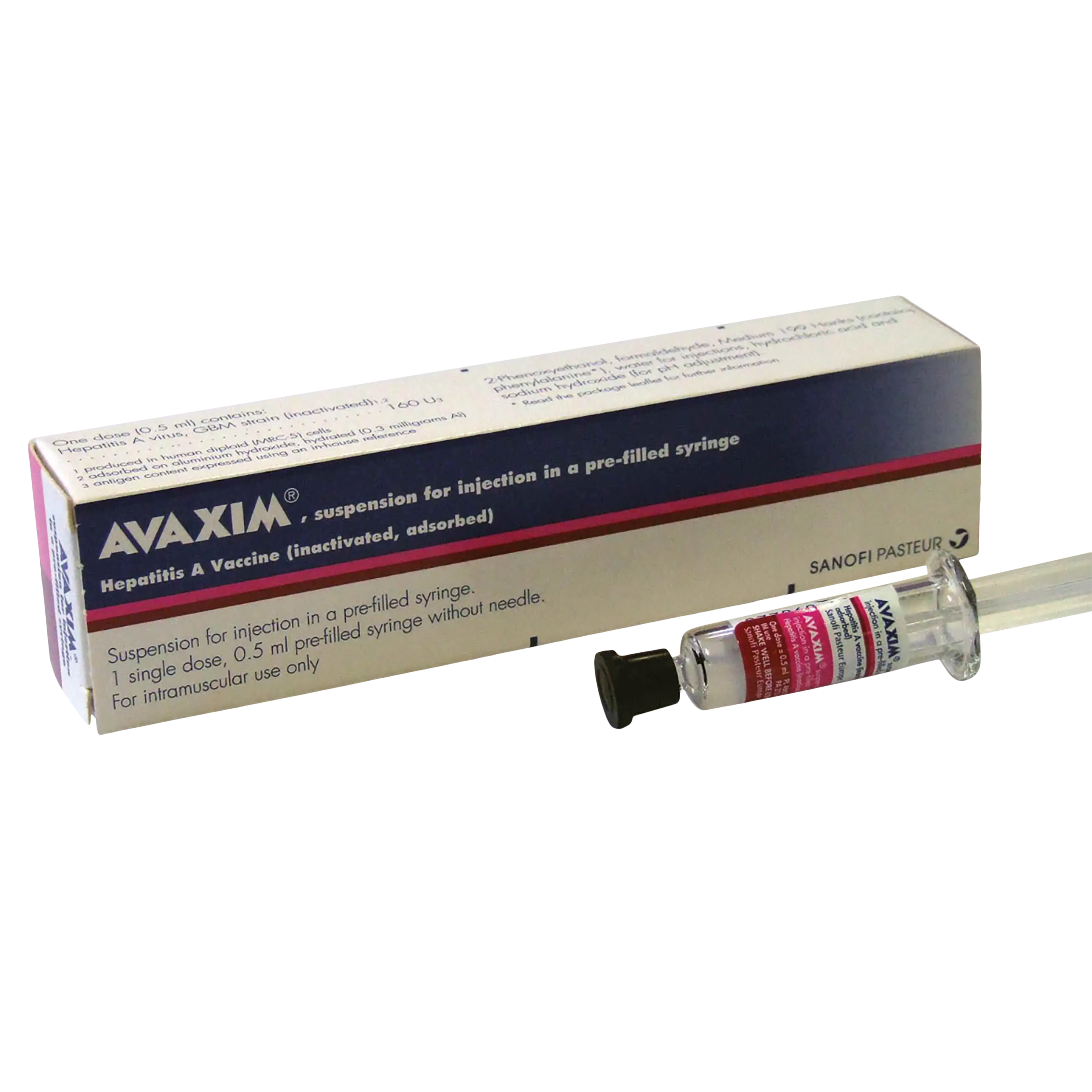 Sanofi Aventis Avaxim Single Syringe 0.5ml PHA874 - Henry Schein - UK