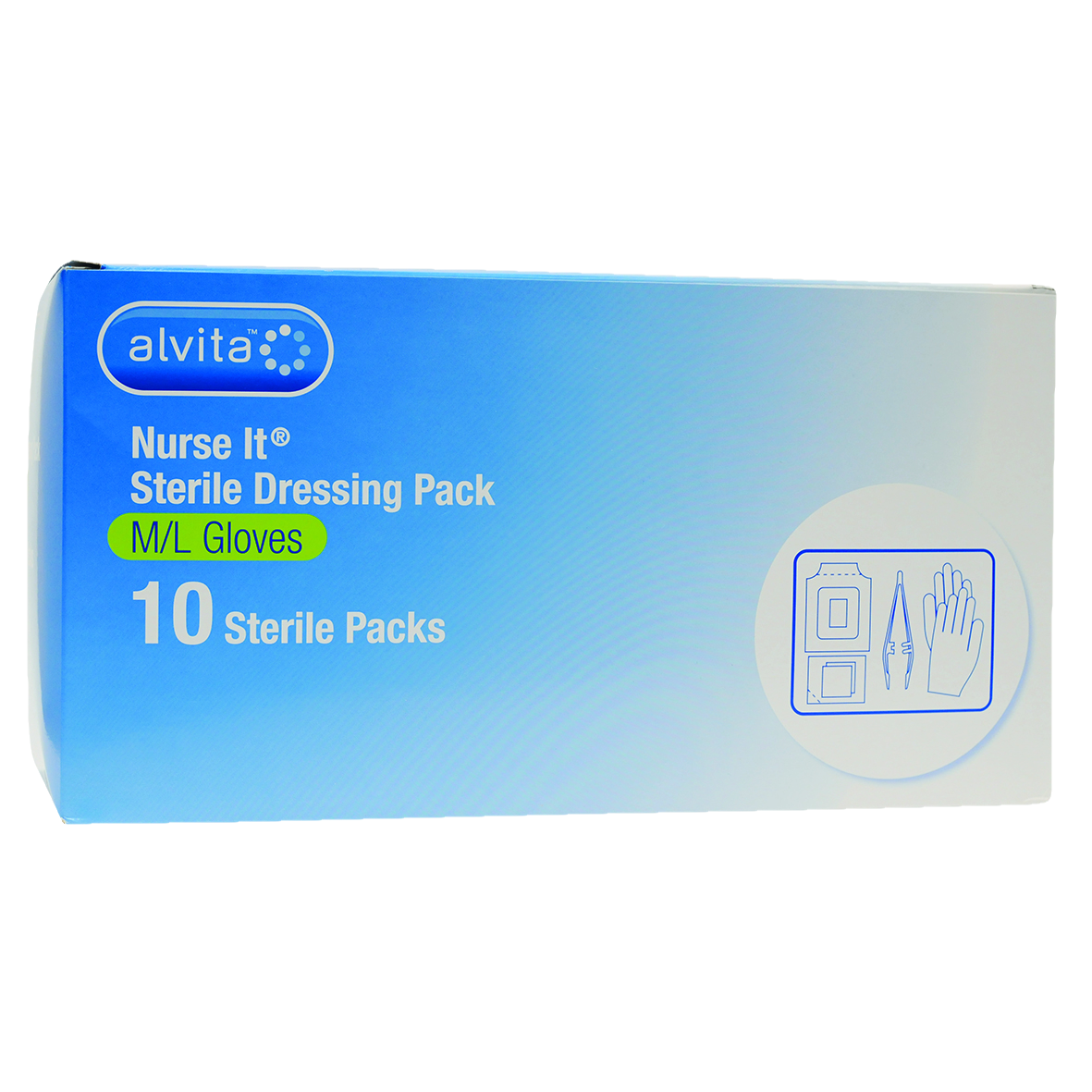 Medicare Plus Int Dressit Sterile Dressing Pack Med Large 10pk DRE666 ...