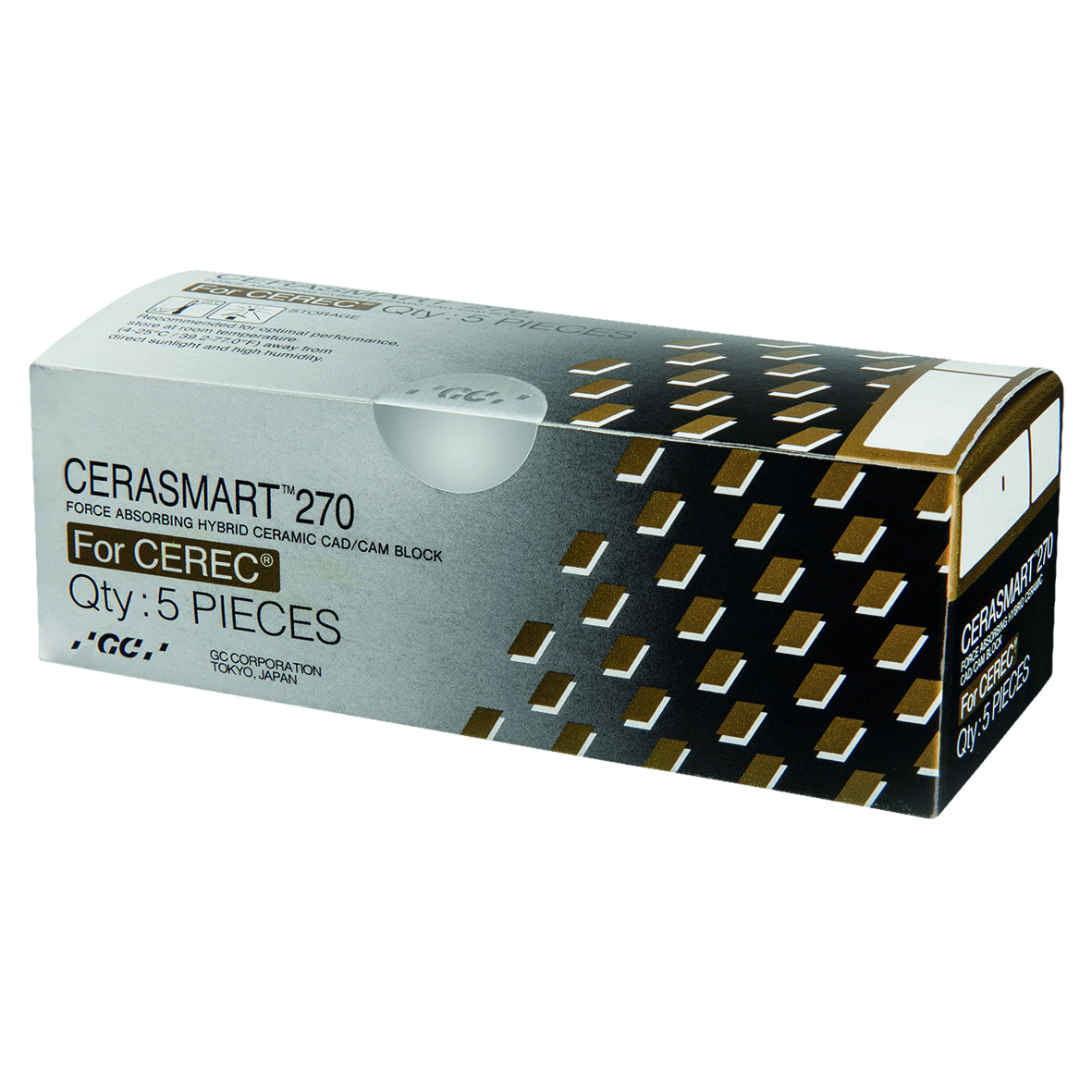 GC Europe CERASMART 270 Block A1 (HT) High Translucency Size 12 for ...