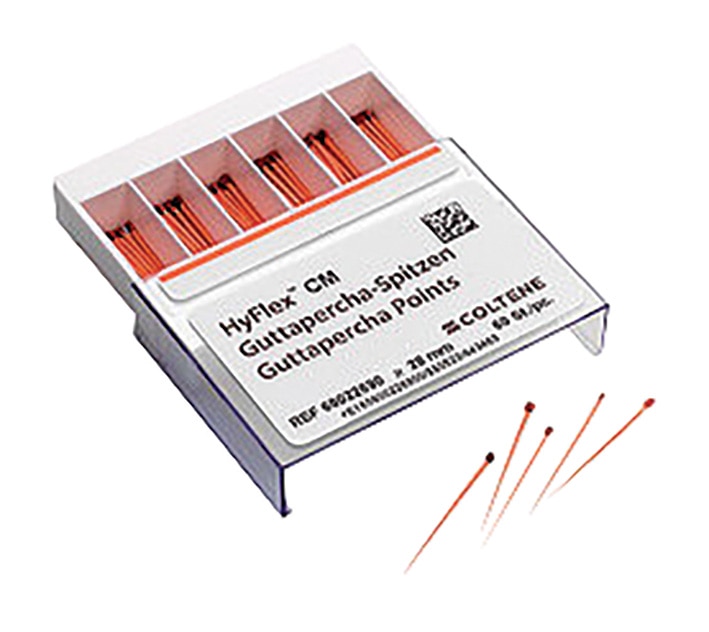 Coltene HyFlex CM Gutta Percha Points 20 .04 60pk 1195120 - Henry ...