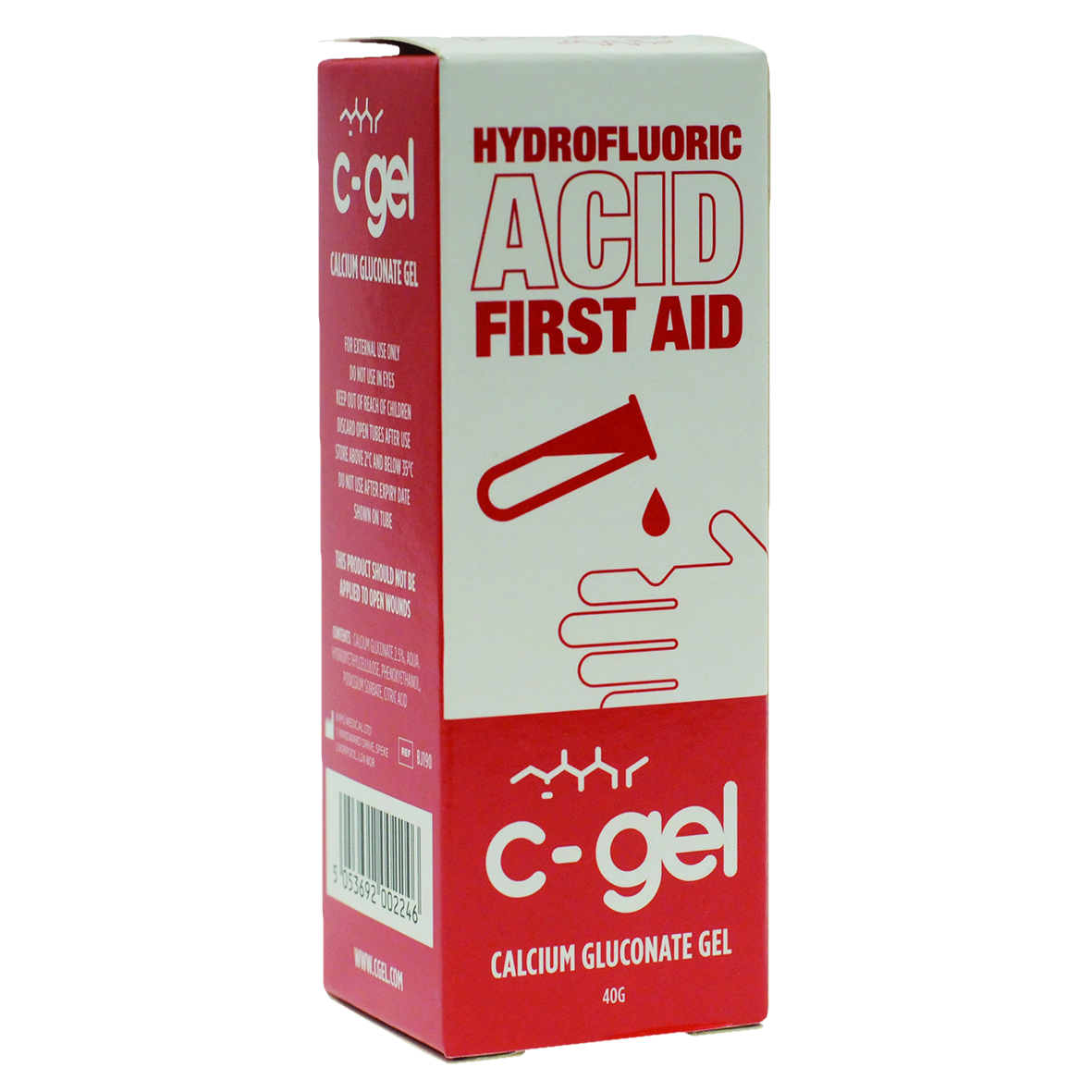 C-Gel C-Gel Calcium Gluconate Gel Tube 40g DER425 - Henry Schein - UK