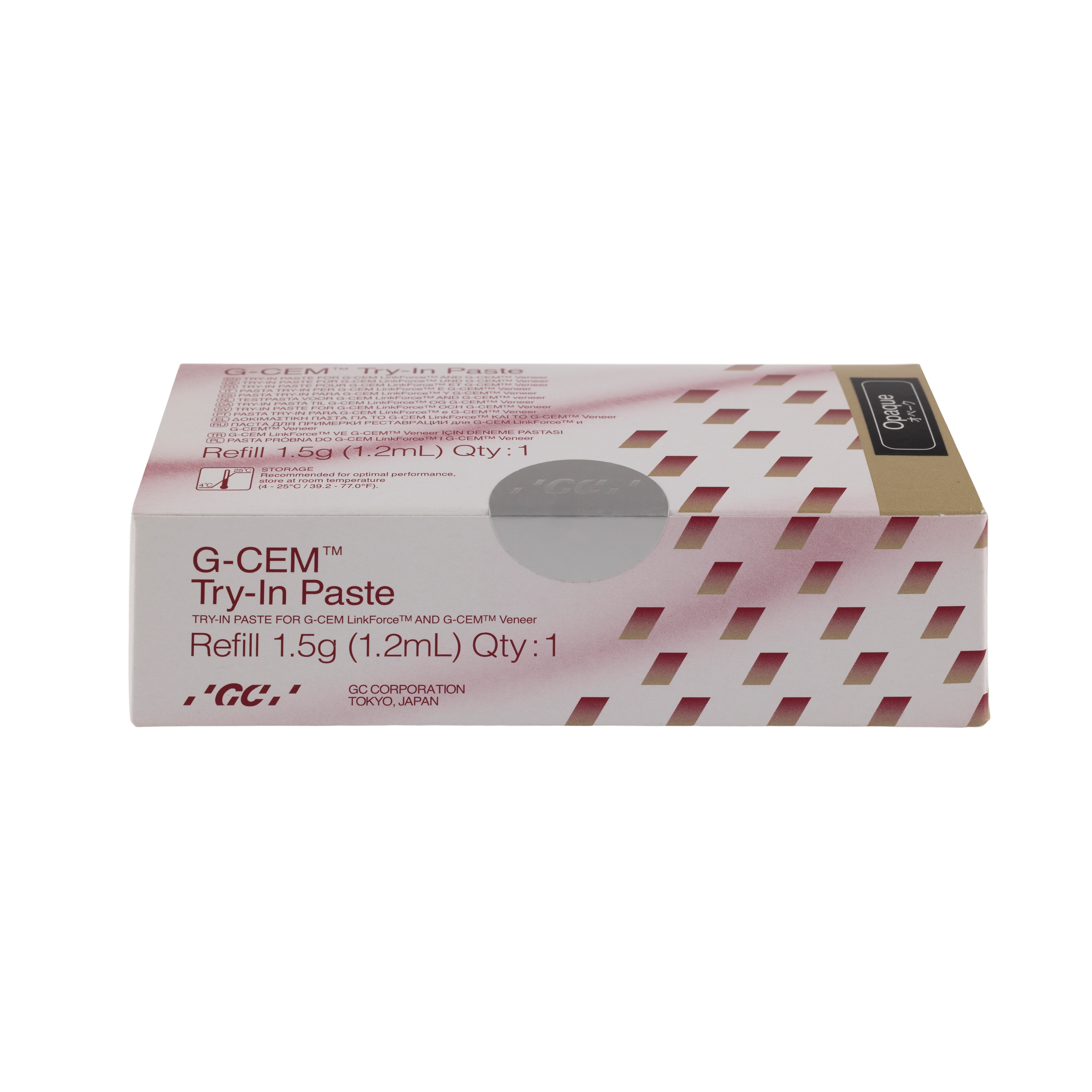 GC Europe G-CEM Try-In Paste Opaque 1195551 - Henry Schein - UK