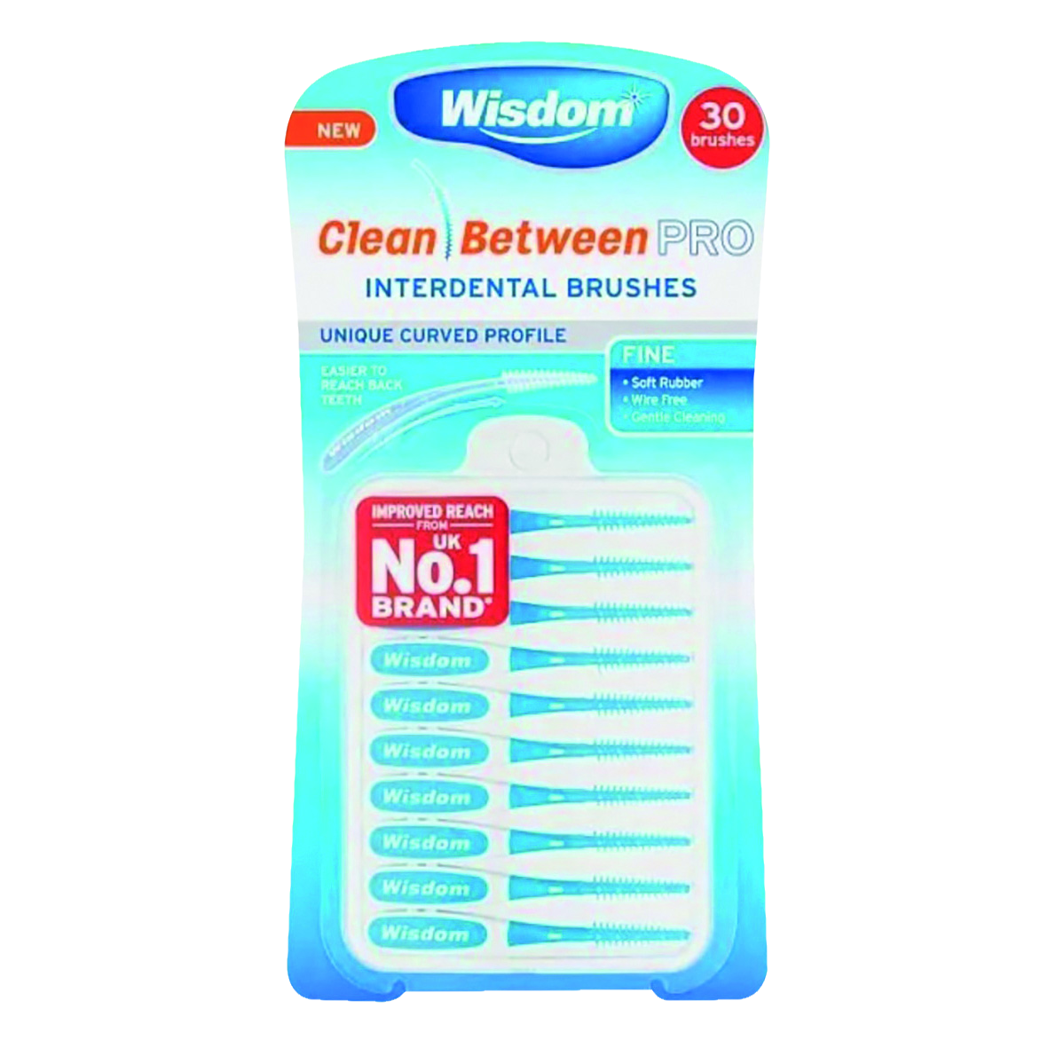 Wisdom Clean Between Interdental Pro Fine 30pk x 12 1195585 - Henry ...