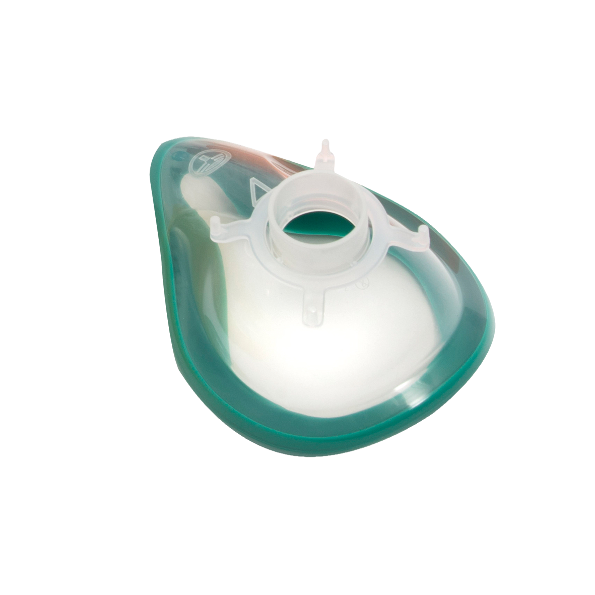 Intersurgical Ltd. ClearLite Mask Size 4 Med Adult 22F Fitting Green ...