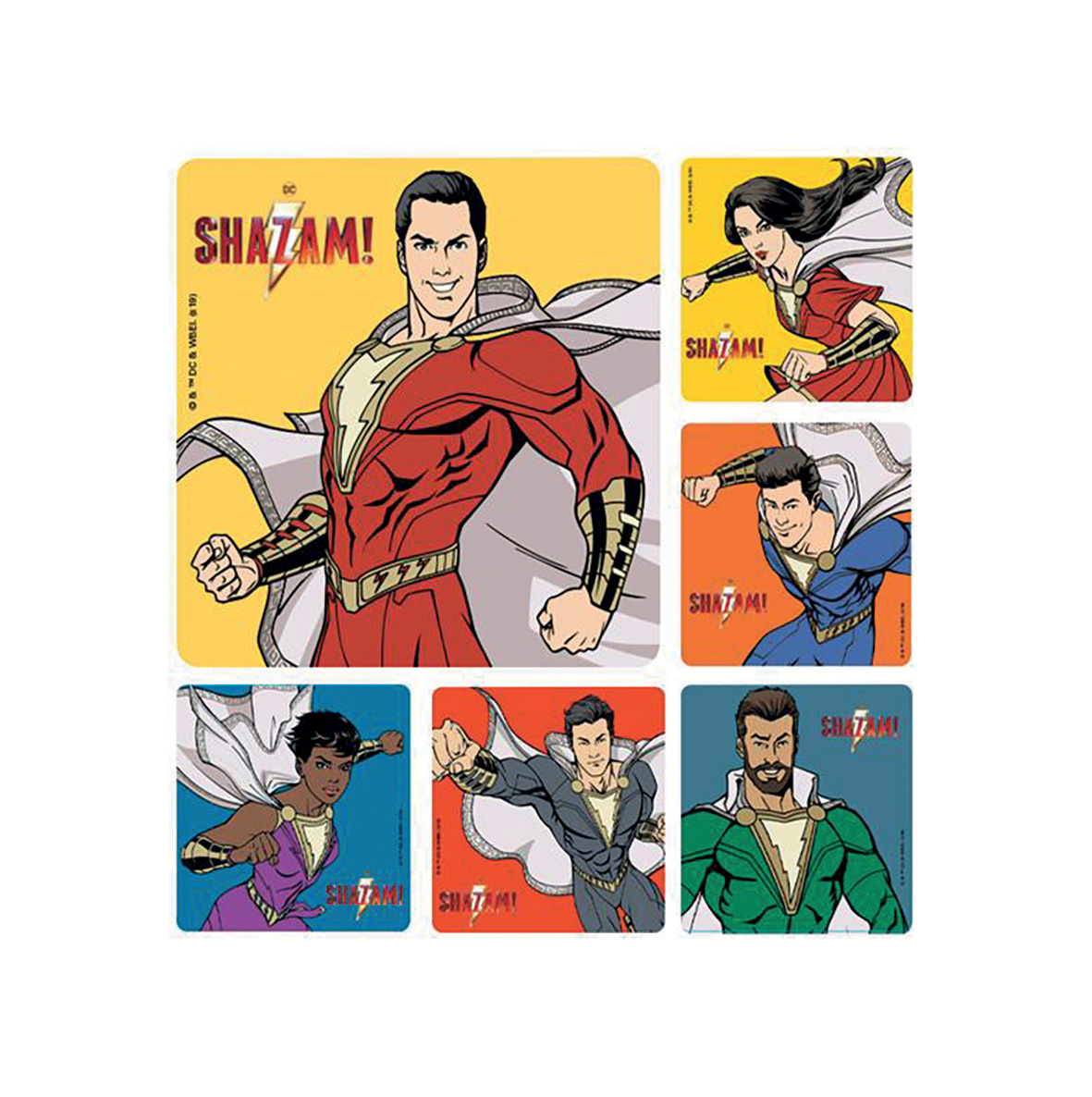 Stickers Shazam 100pk