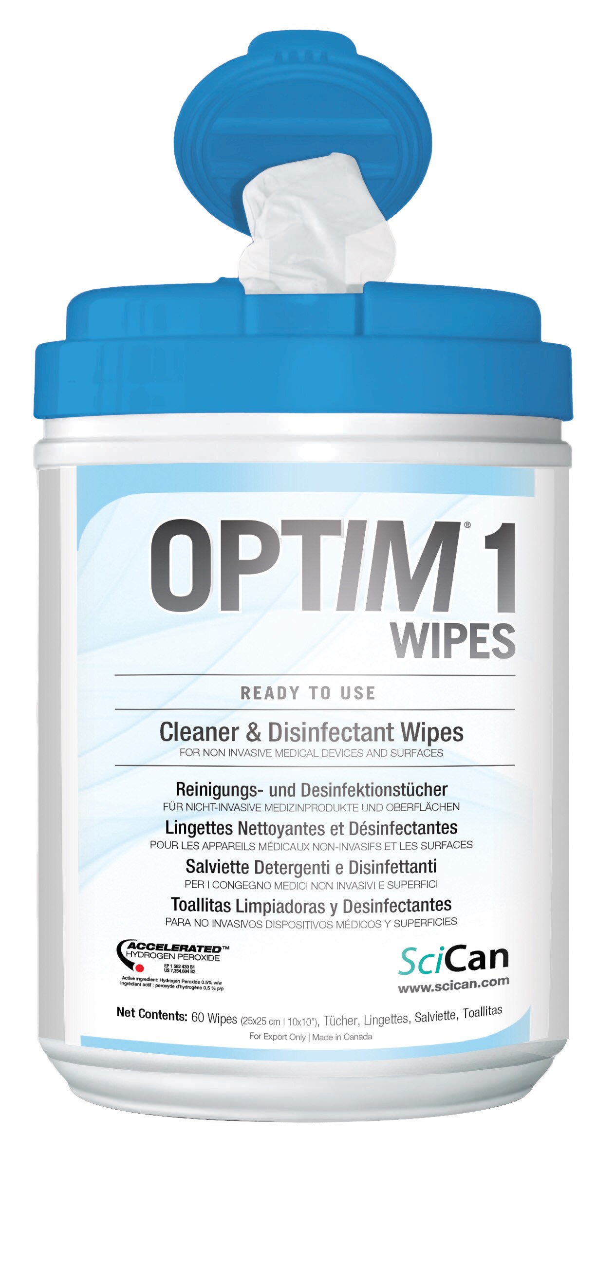 Scican Optim One Wipes Standard 160pk 1196544 - Henry Schein - UK