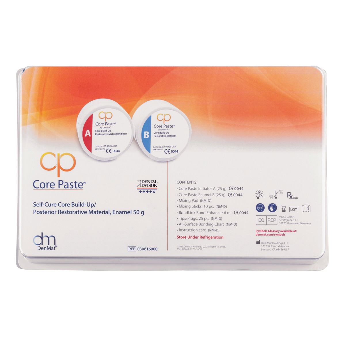 Denmat Holdings LLC Core Paste Enamel Kit 50g 1197346 - Henry Schein - UK