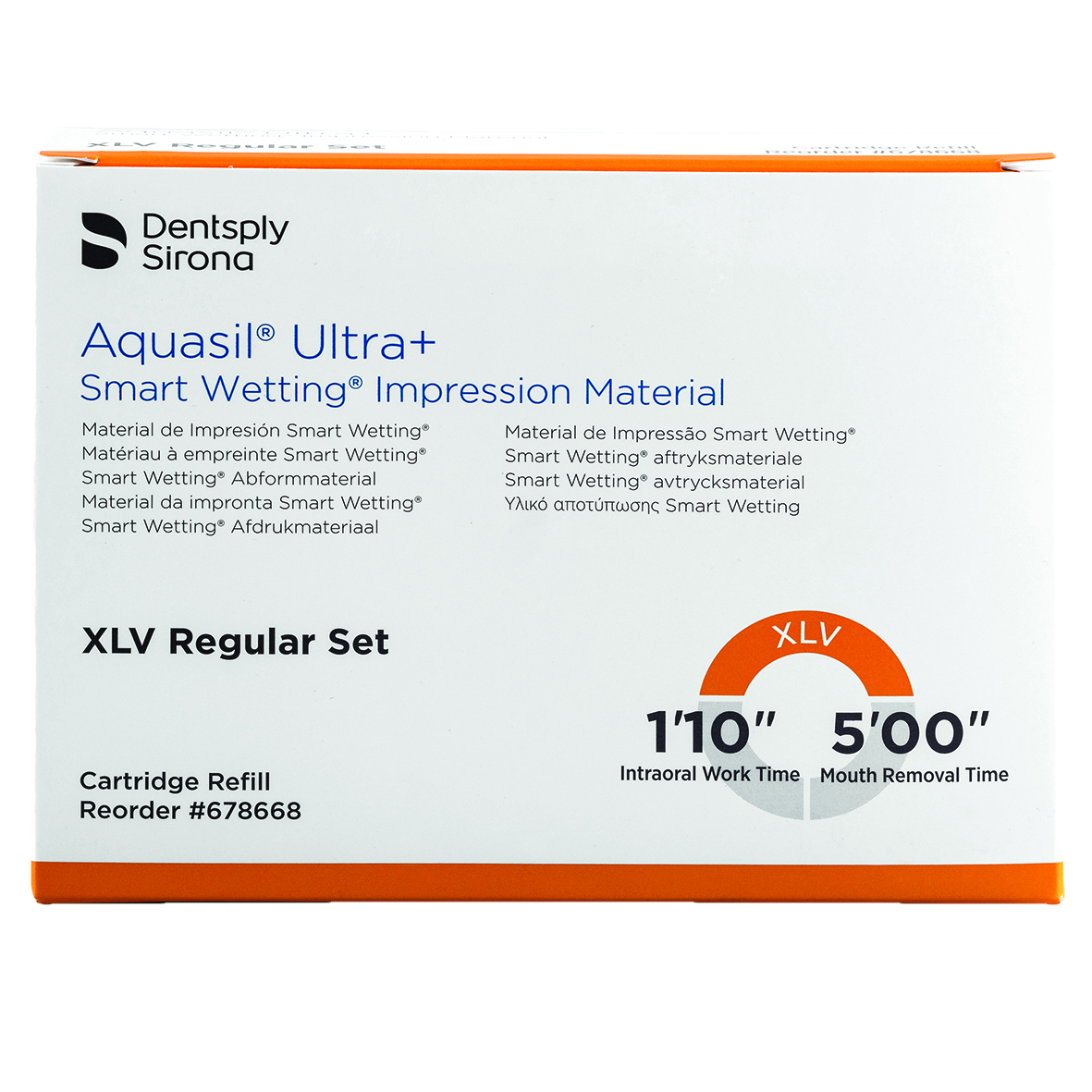 Dentsply Sirona Aquasil Ultra+ XLV Regular Set 50ml 4pk 1197956 - Henry ...