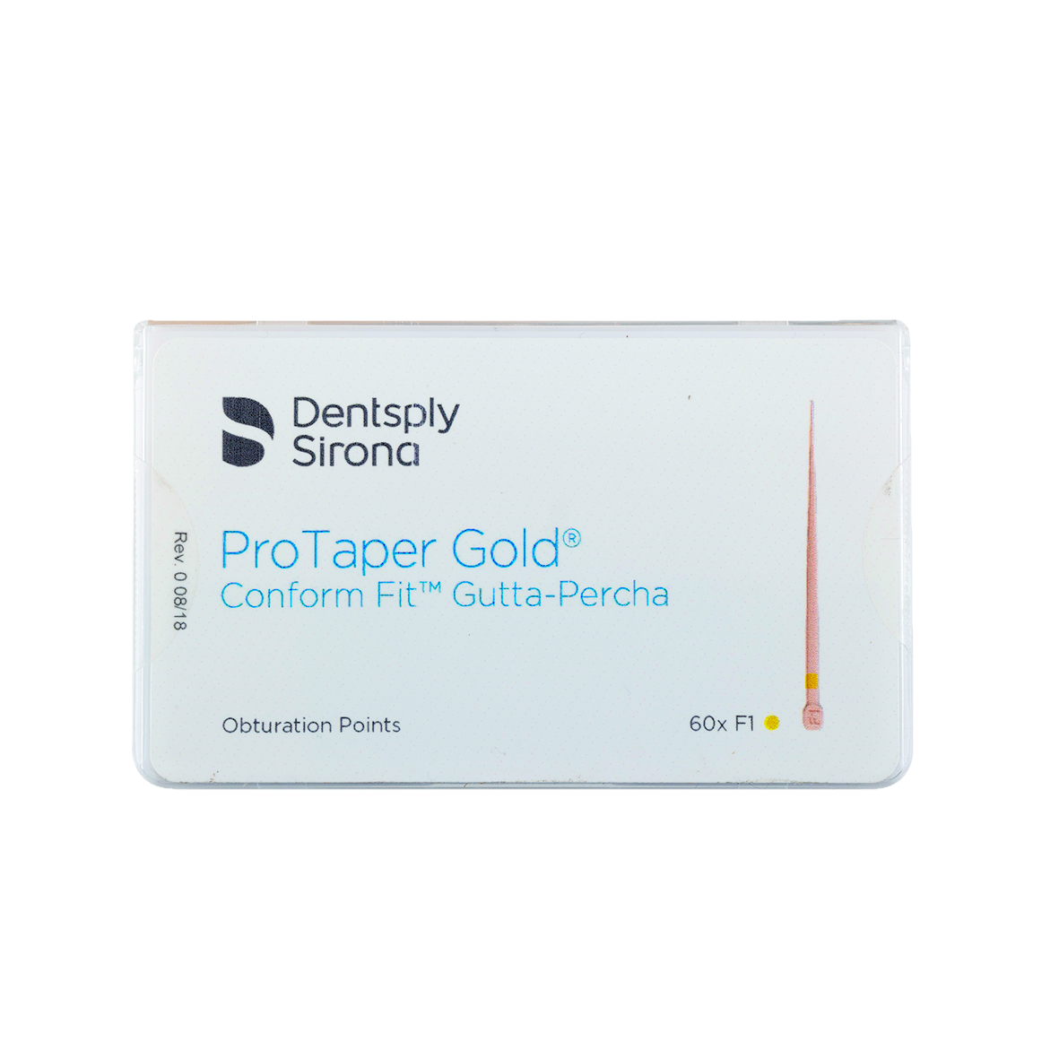Dentsply Sirona ProTaper GOLD Conform Fit GP F1 60pk 1199681 - Henry Schein - UK