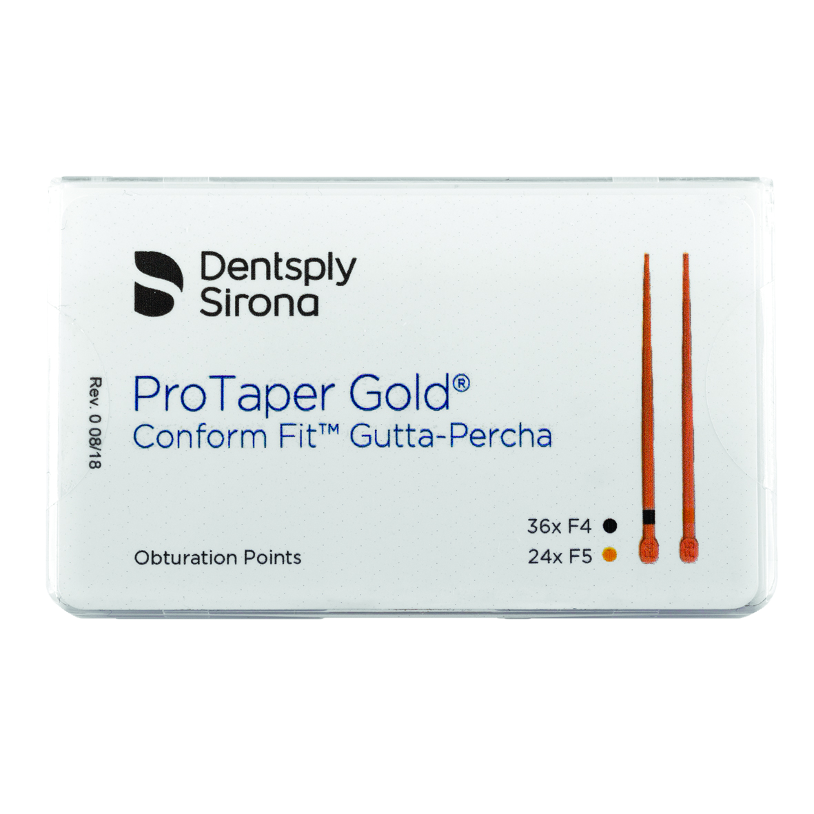 Dentsply Sirona ProTaper GOLD Conform Fit GP F4 F5 60pk 1199685 - Henry ...