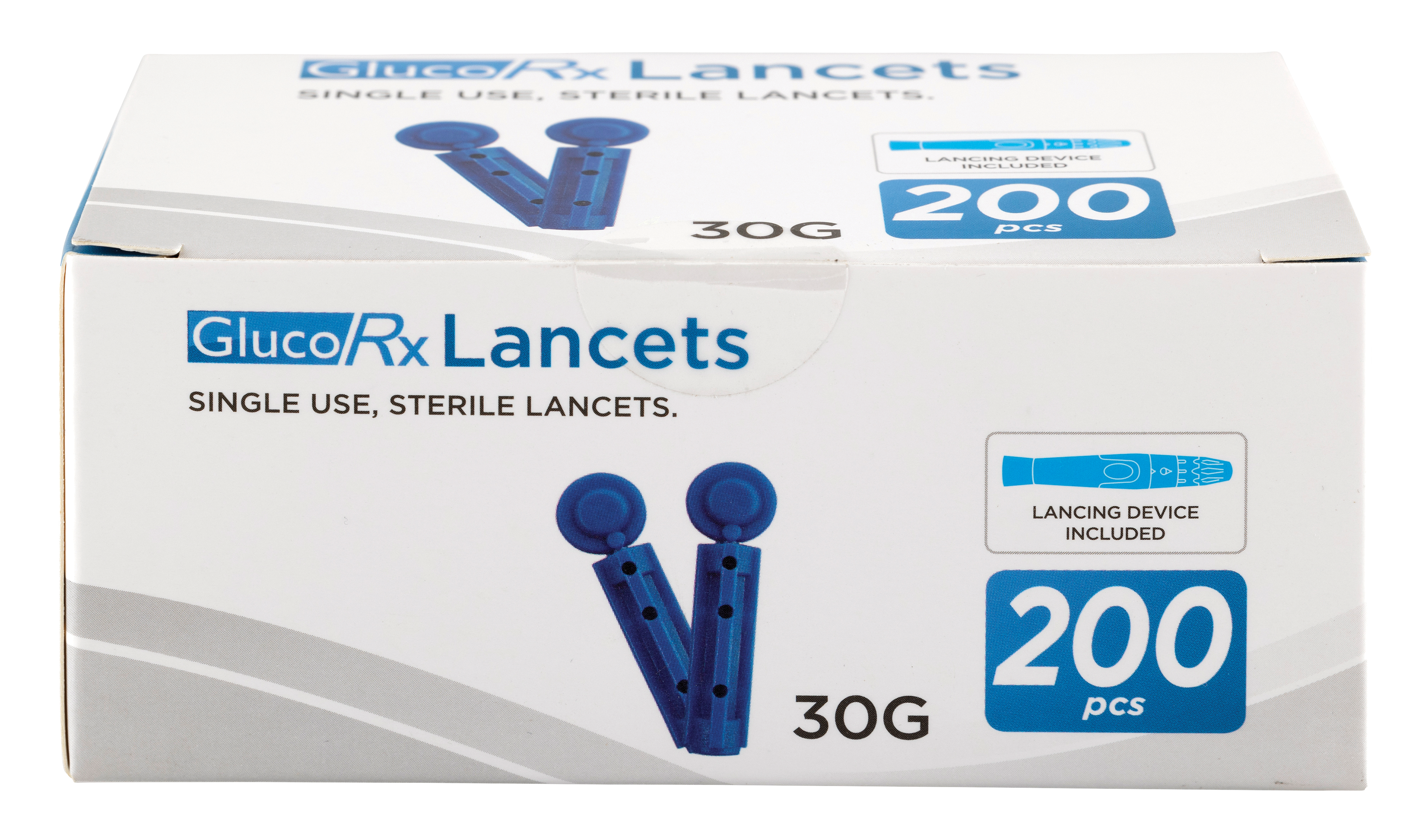 Glucorx GlucoRX Lancets 0.31mm 30G Sterile 200pk BLD030 - Henry Schein - UK