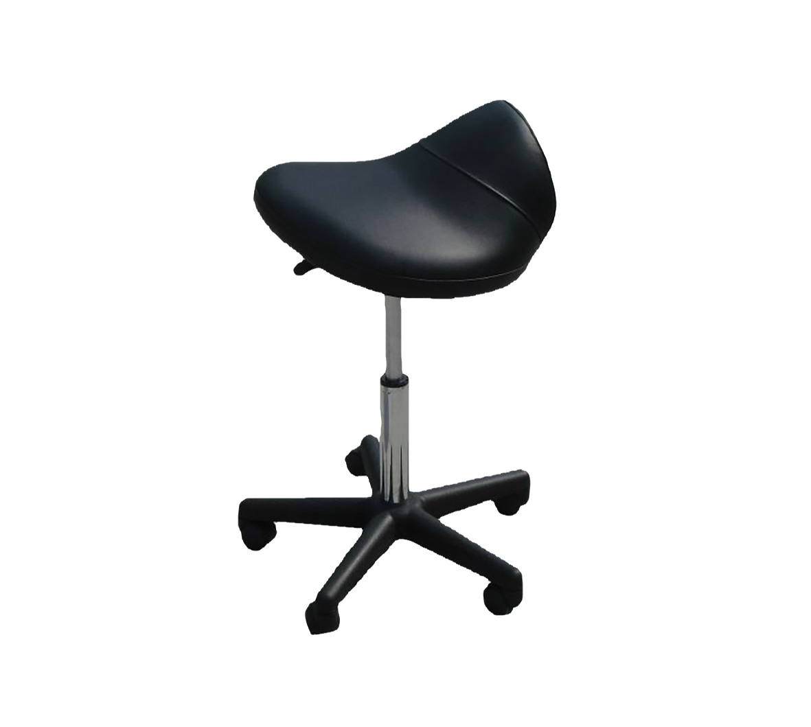 Stabil Rolling Saddle Stool Black FUR101 - Henry Schein - UK