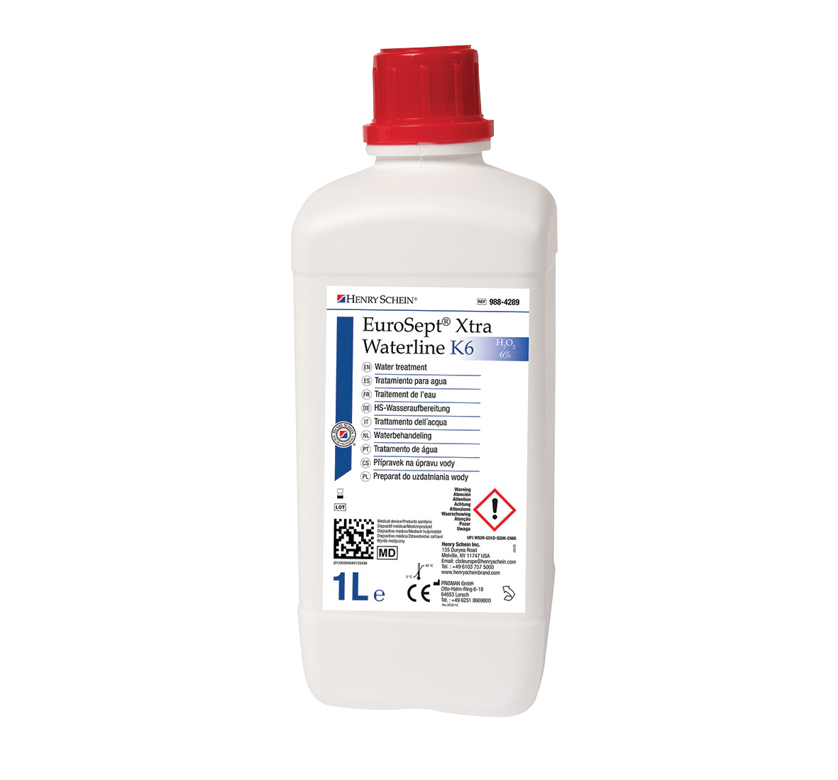 Henry Schein HS Eurosept Xtra Waterline K6 1L 9884289 - Henry Schein - UK